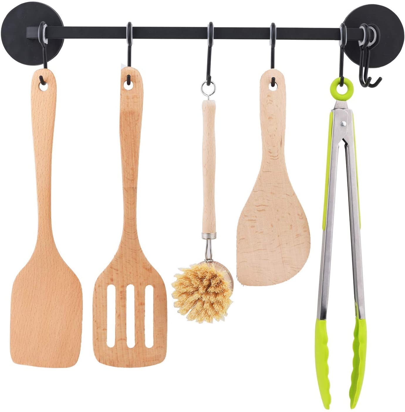 TRH-7 Hooks Magnetic Utensil Holder Untensil Rack Tool Hanger Organizer ...