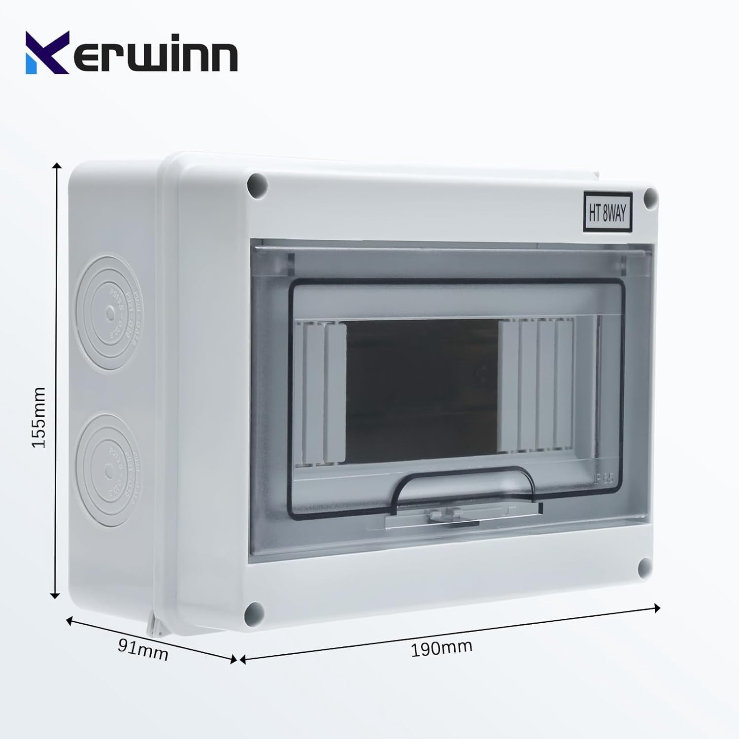 TRH-8 Way Distribution Protection Box,ABS/PC Alloy Plastic Transparent ...