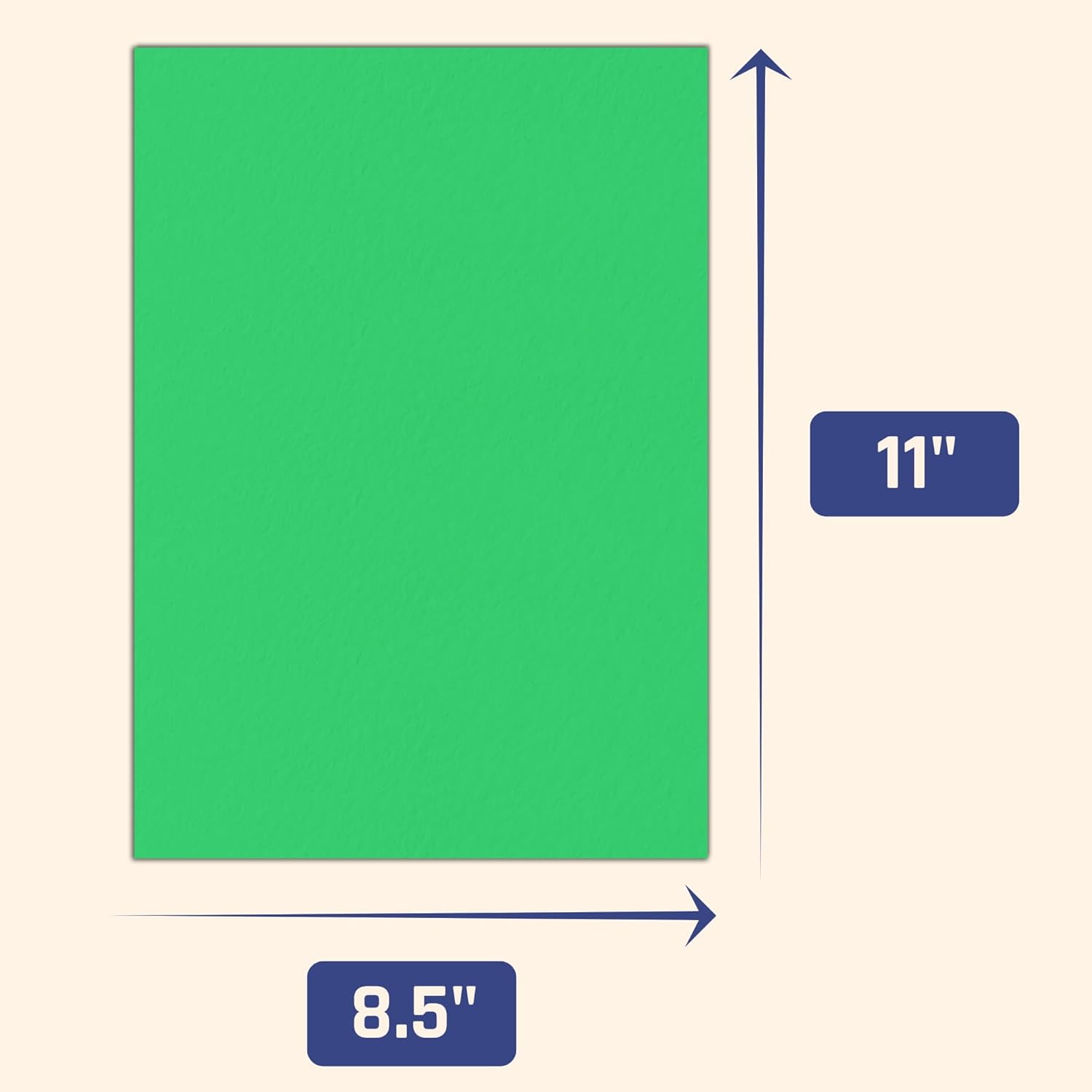 TRH-96 Pieces, 85 lb (230 gsm) - Green Cardstock, Thick Heavy Cardboard Paper - Laser and Inkjet ...