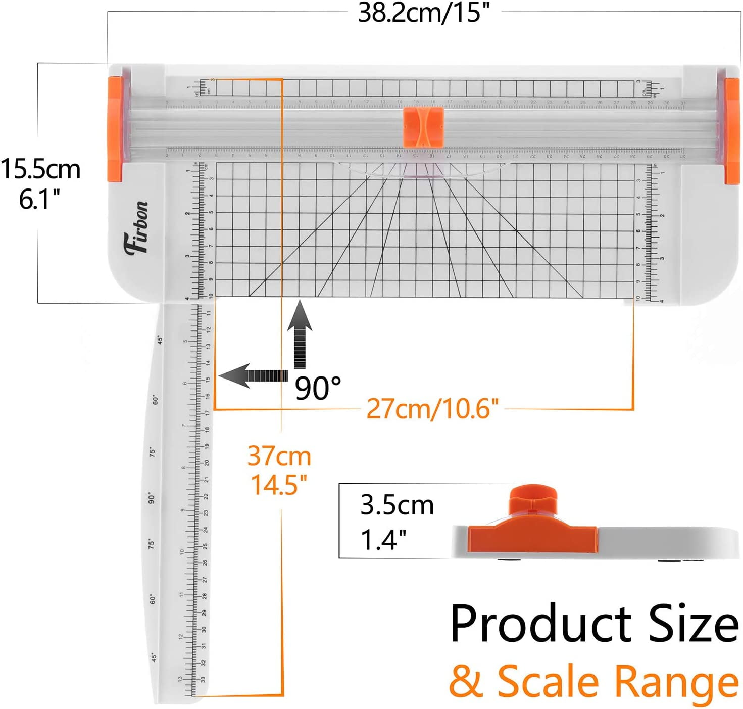 TRH-A4 Paper Cutter 12 Inch Titanium Paper Trimmer Scrapbooking Tool ...