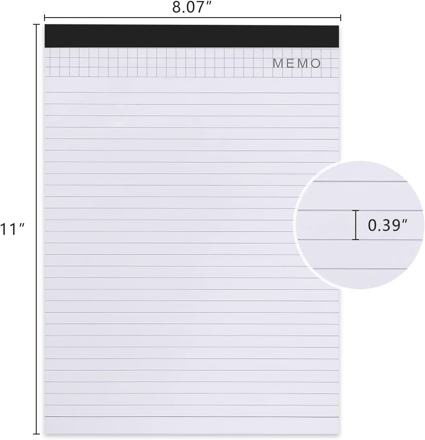 TRH-A4 Size Refill Paper Lined Paper Wide Ruled Writing Note Pads for ...
