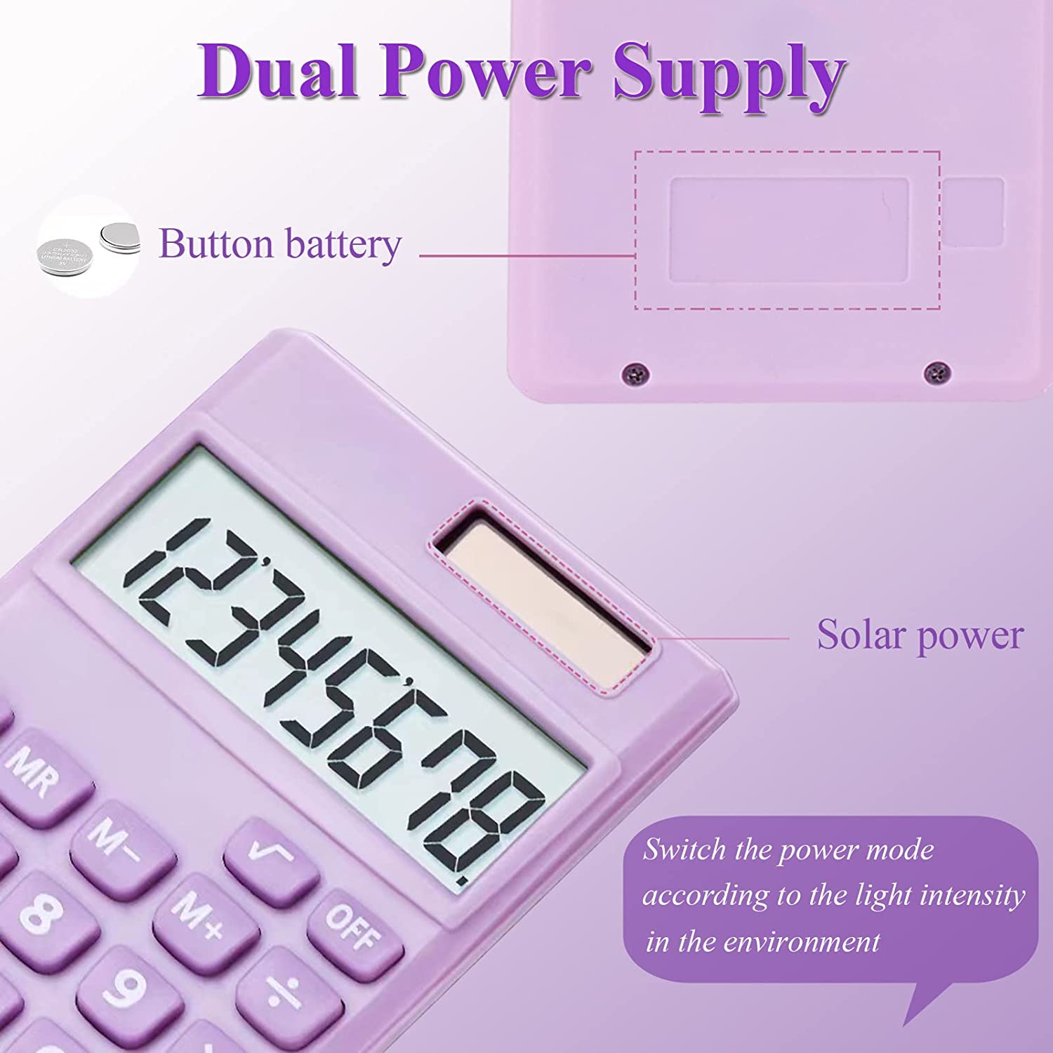 TRH-Basic Calculator, Desktop Cute Pocket Size Mini Calculators for ...