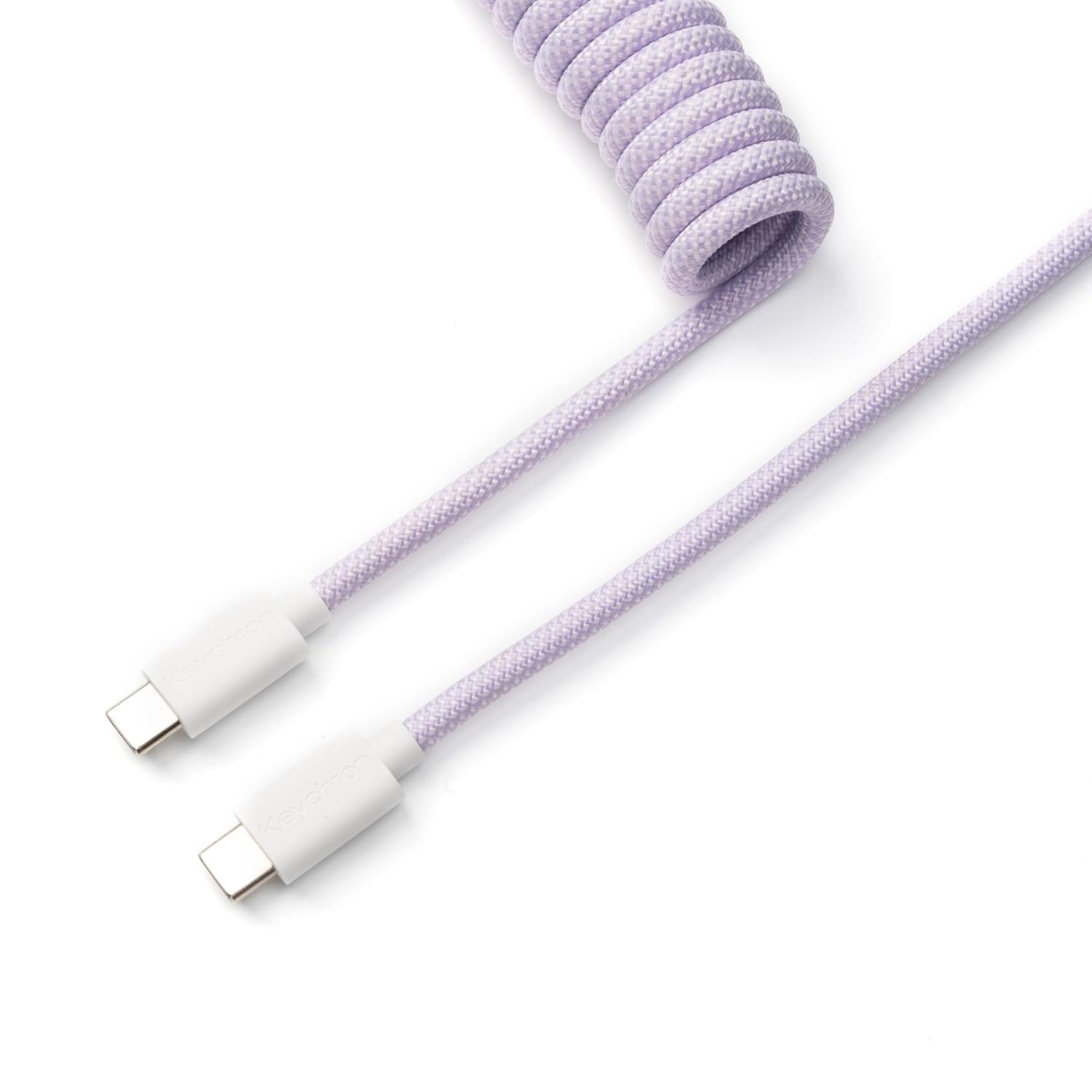 TRH-Custom Coiled Aviator Cable, Light Purple, 5-Pin (GX12) Detachable ...