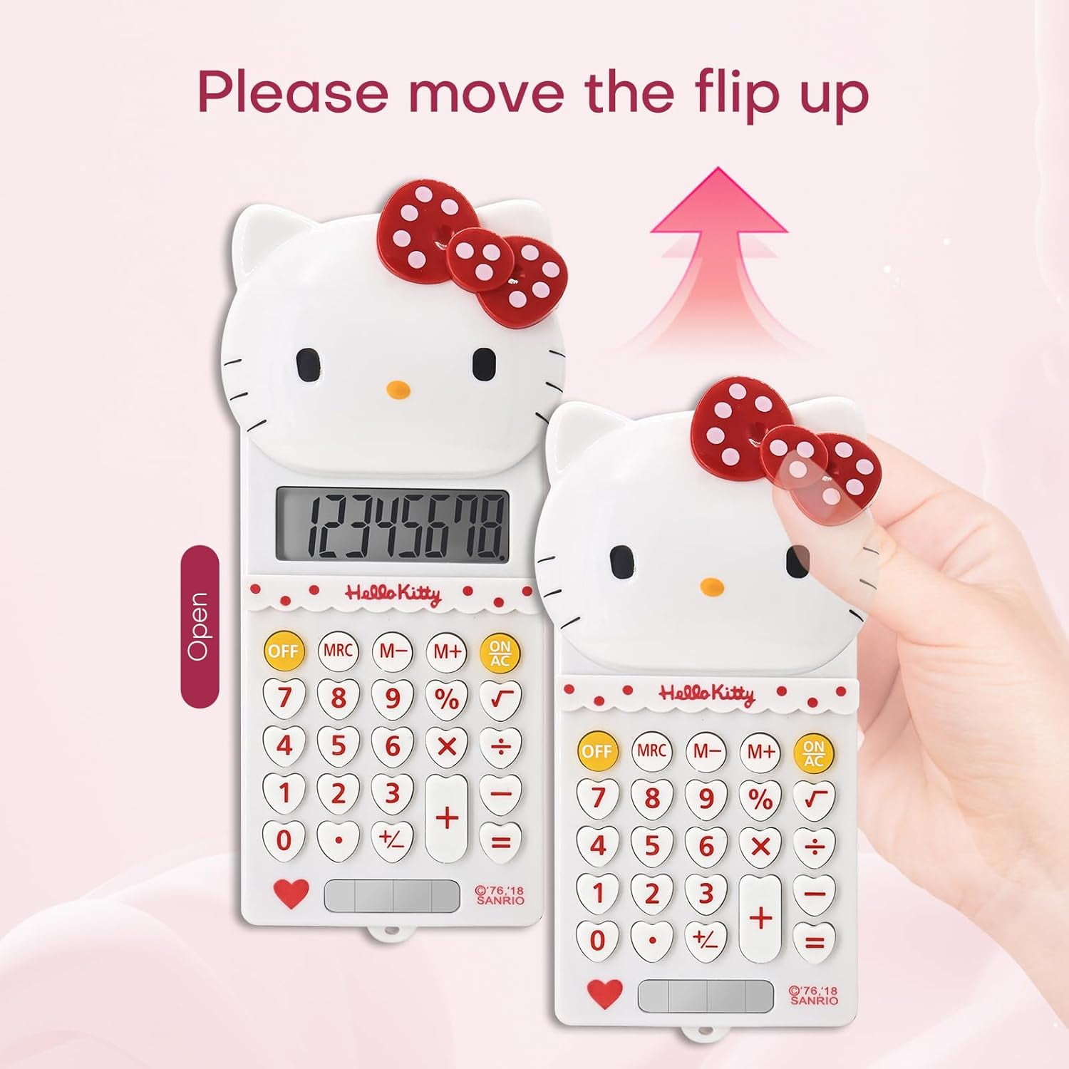 TRH-Cute Calculators, 8 Digit with LCD Display for Teachers Student Basic Office, Kids ...