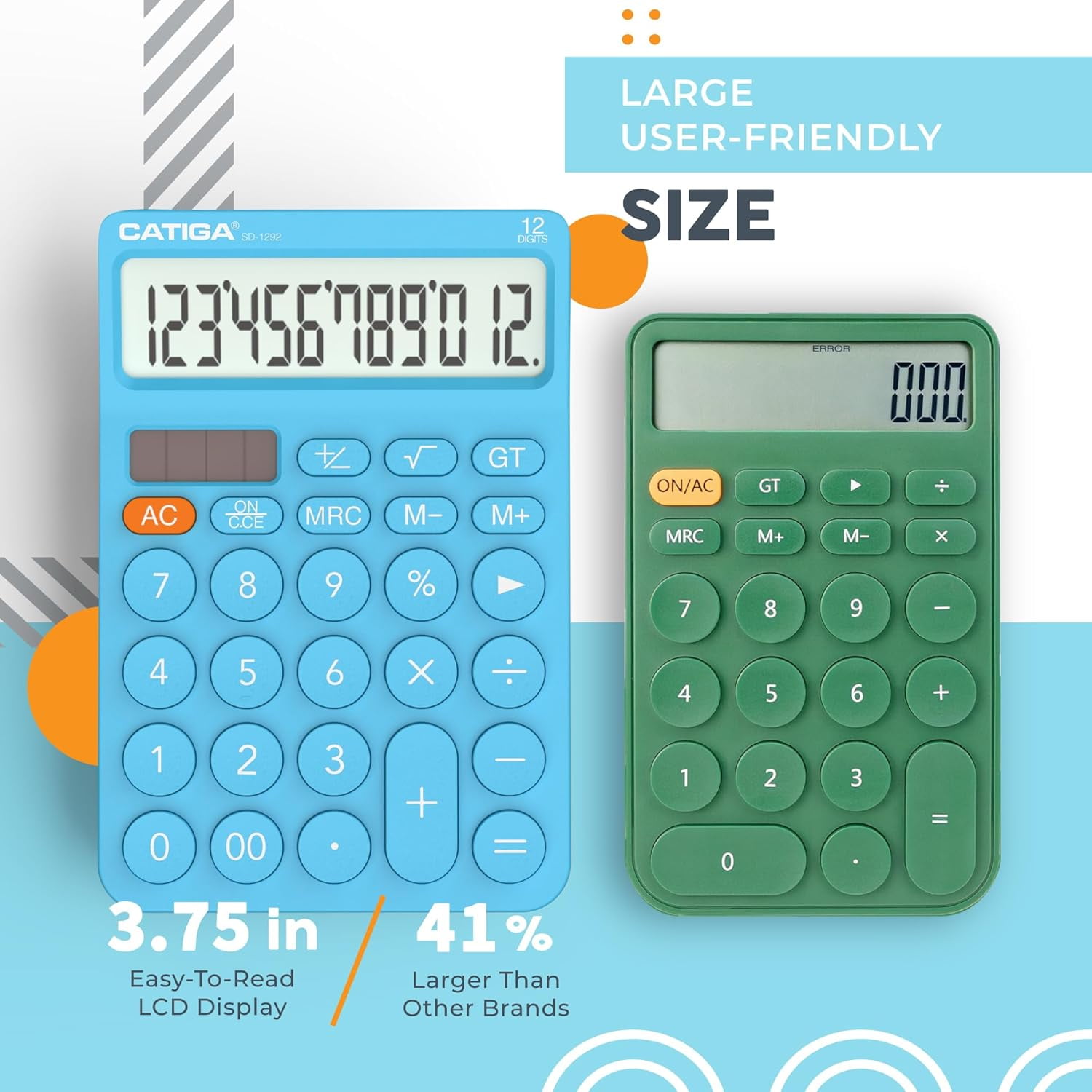 TRH-Desk Calculator with 4 Functions, Cute Basic Calculator for Kids ...