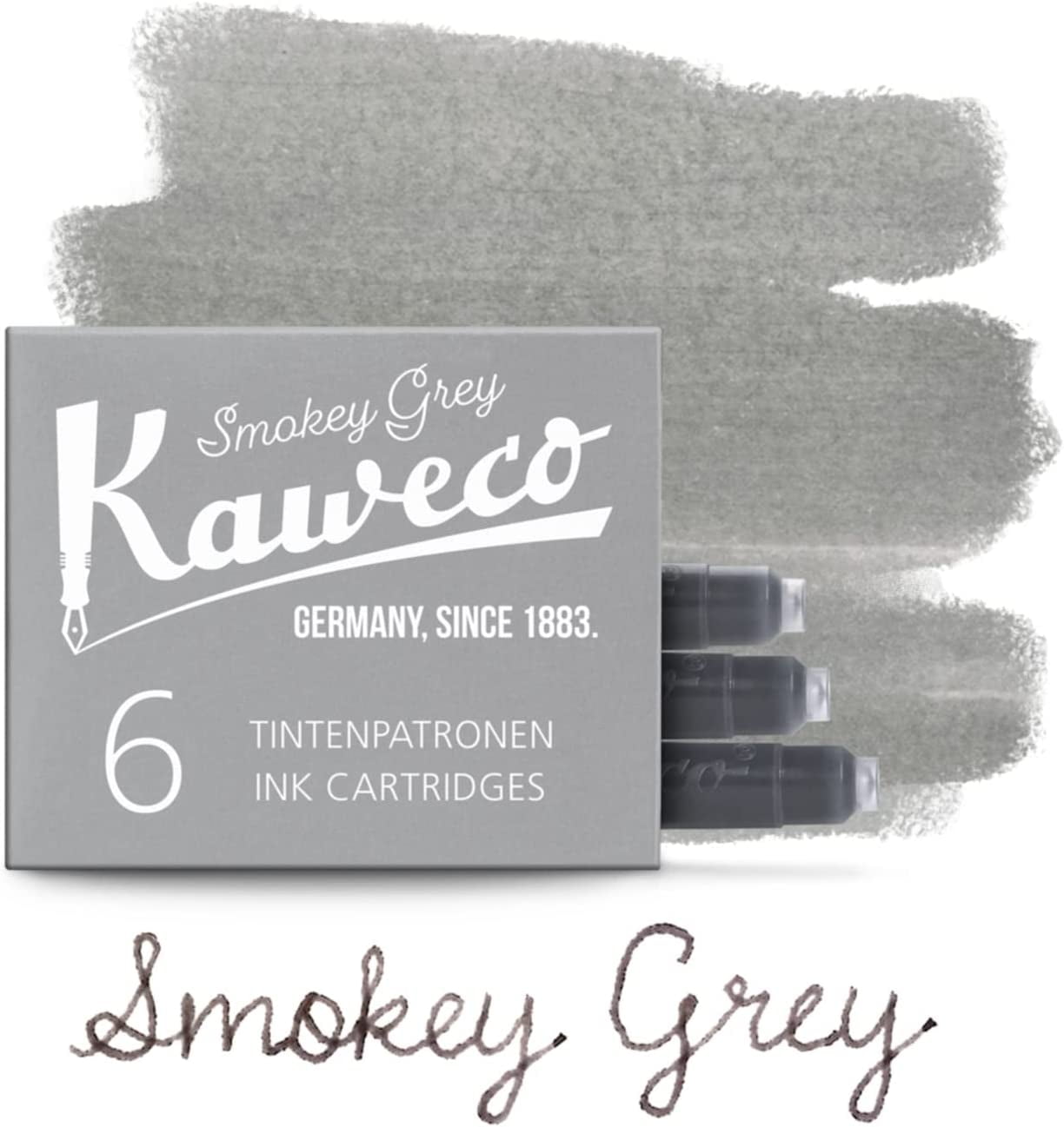 TRH-Fountain Pen Ink Cartridges Smokey Grey of 6 | Premium Ink with ...