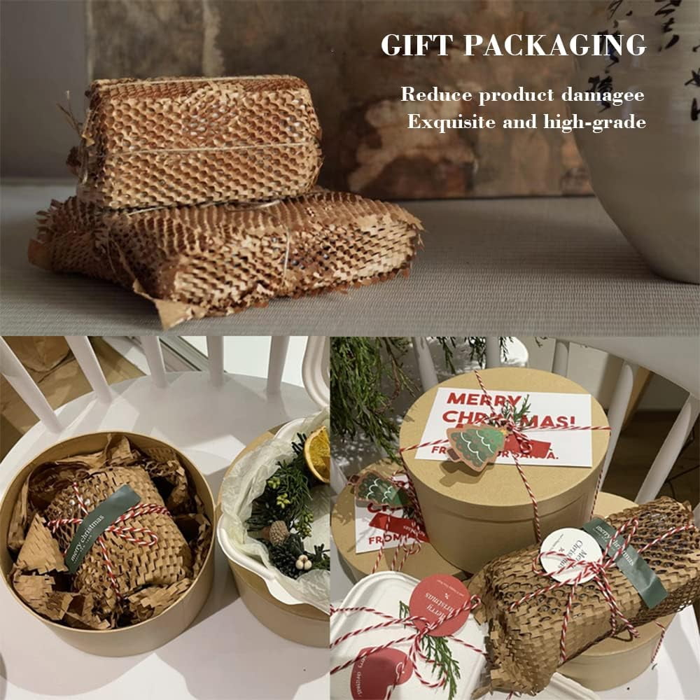 TRH-Honeycomb Kraft Packing Paper 11.8" W x 32.8' L,Eco Friendly ...