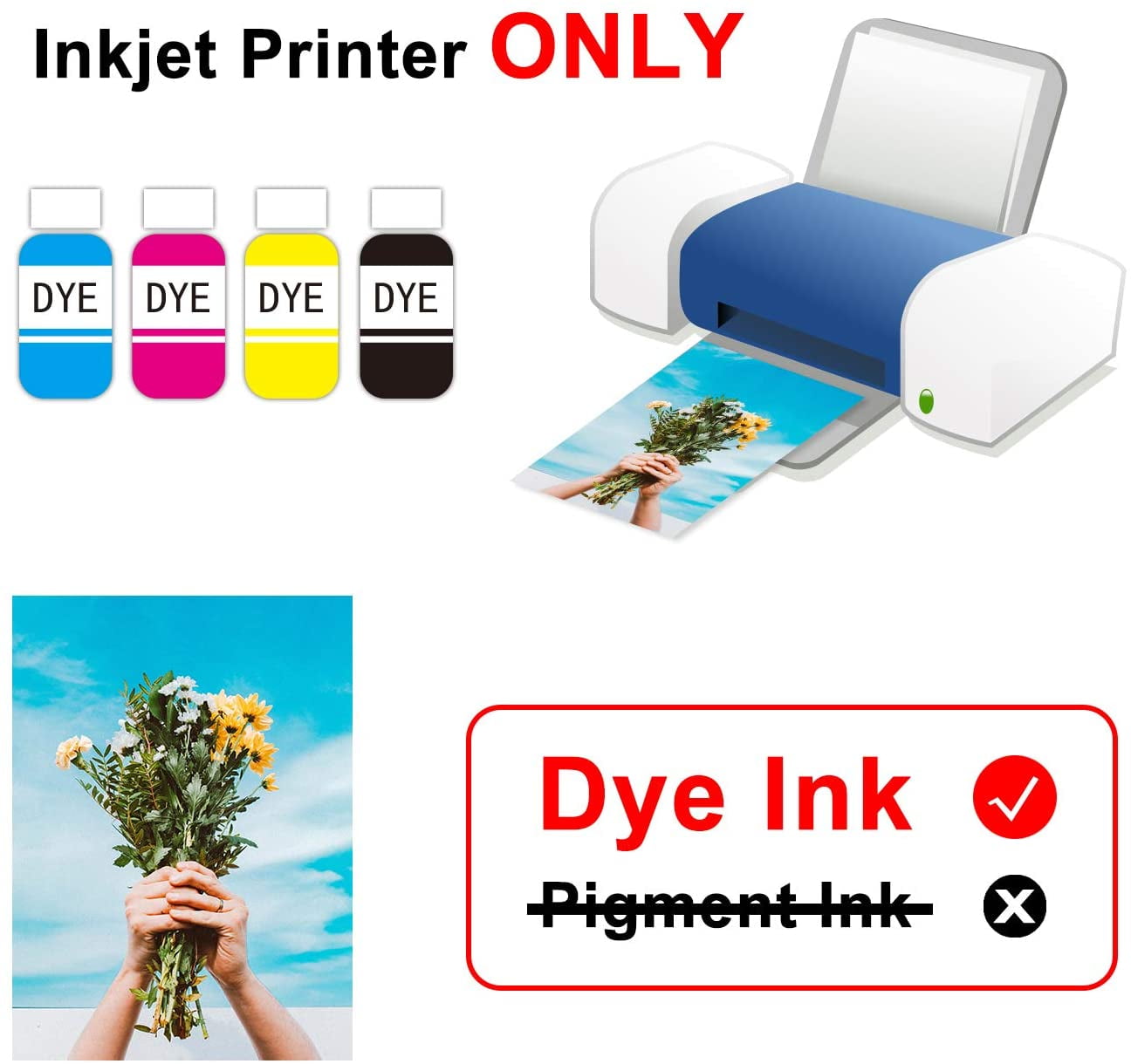 TRH-Koala Glossy Thin Inkjet Printer Paper for DIY Chip Bag and Print ...