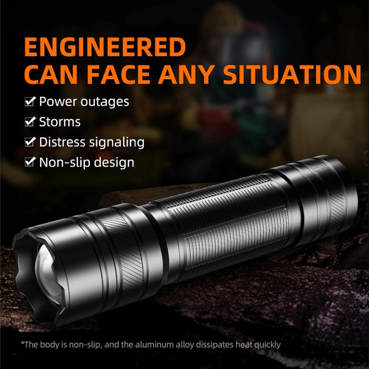 TRH-LED Mini Flashlight Rechargeable, EDC Flashlight Hight Lumens ...