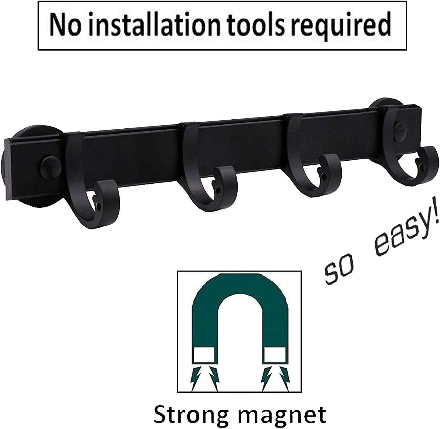 TRH-Magnetic BBQ Tool Rack, Universal Fridge Organizer Grill Cutlery ...