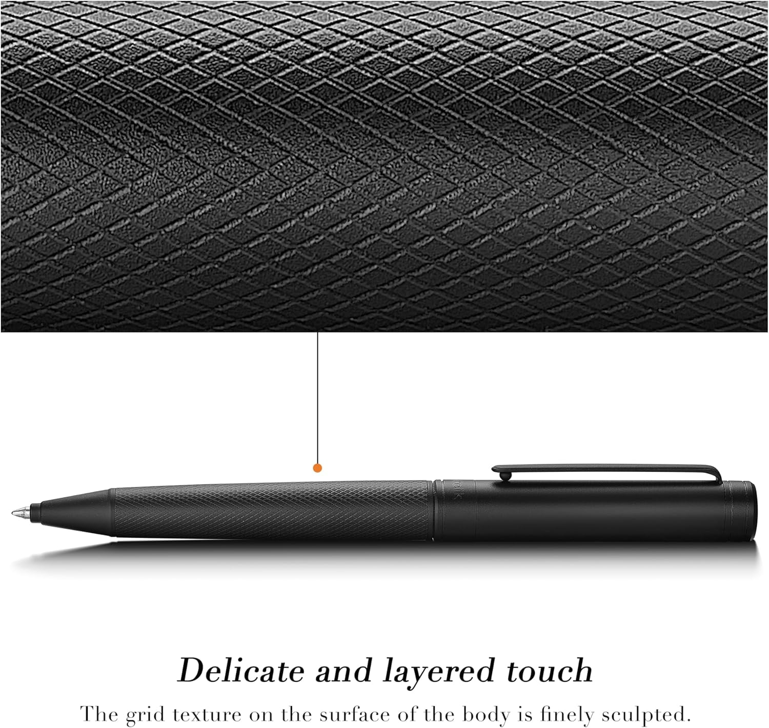 TRH-Matte Black Forest Gel Pen, Exquisite Surface Texture Design, Black ...