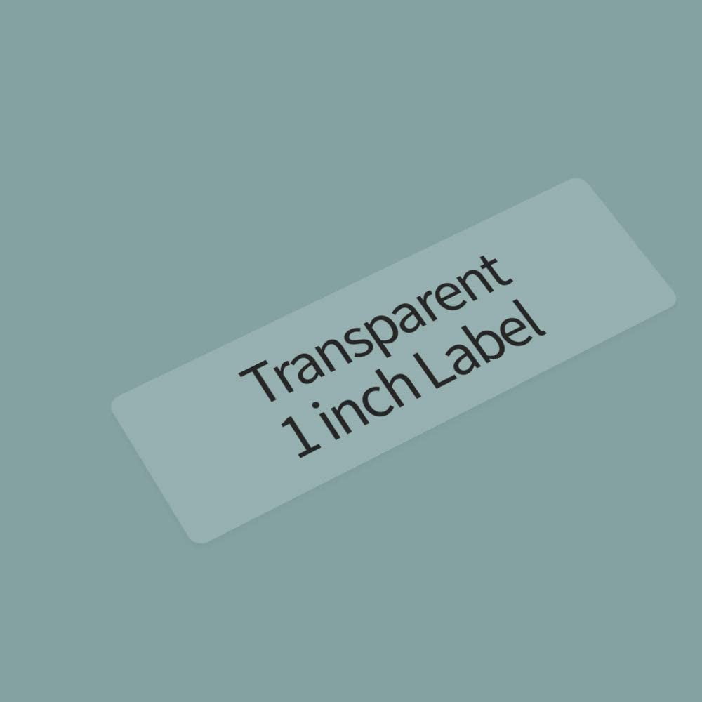 TRH-Nemonic Label Printer Paper Cartridge | Transparent Name Tag ...