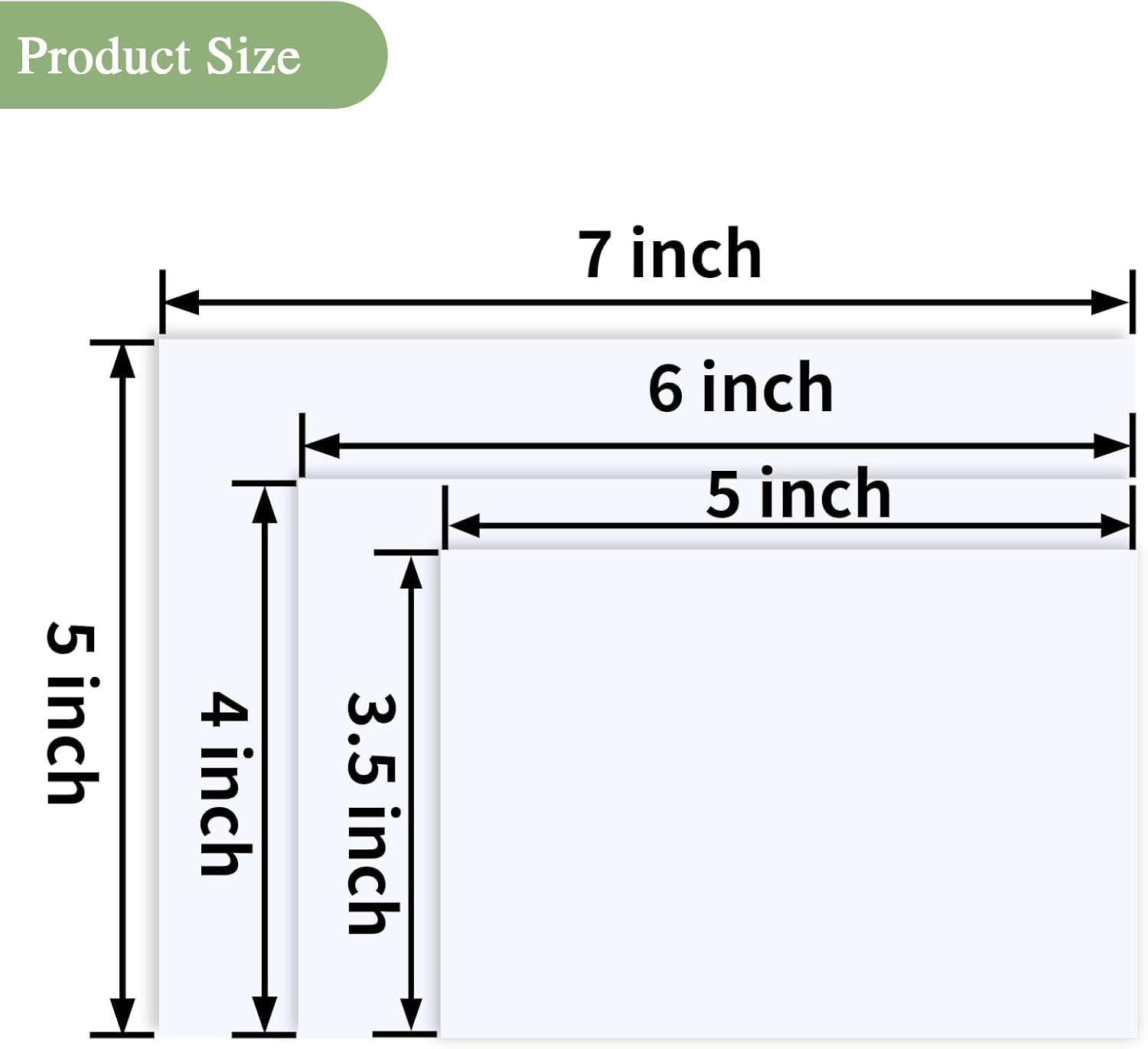 TRH-Photo Paper 3.5x5, 4x6, 5x7 inch, Glossy Photo Papers 150 Sheets ...