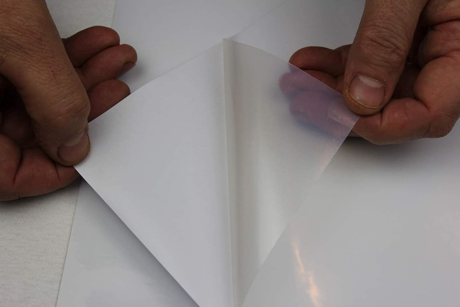 TRH-Printable Vinyl Sticker Paper for Inkjet Printer, Semi-Transparent ...