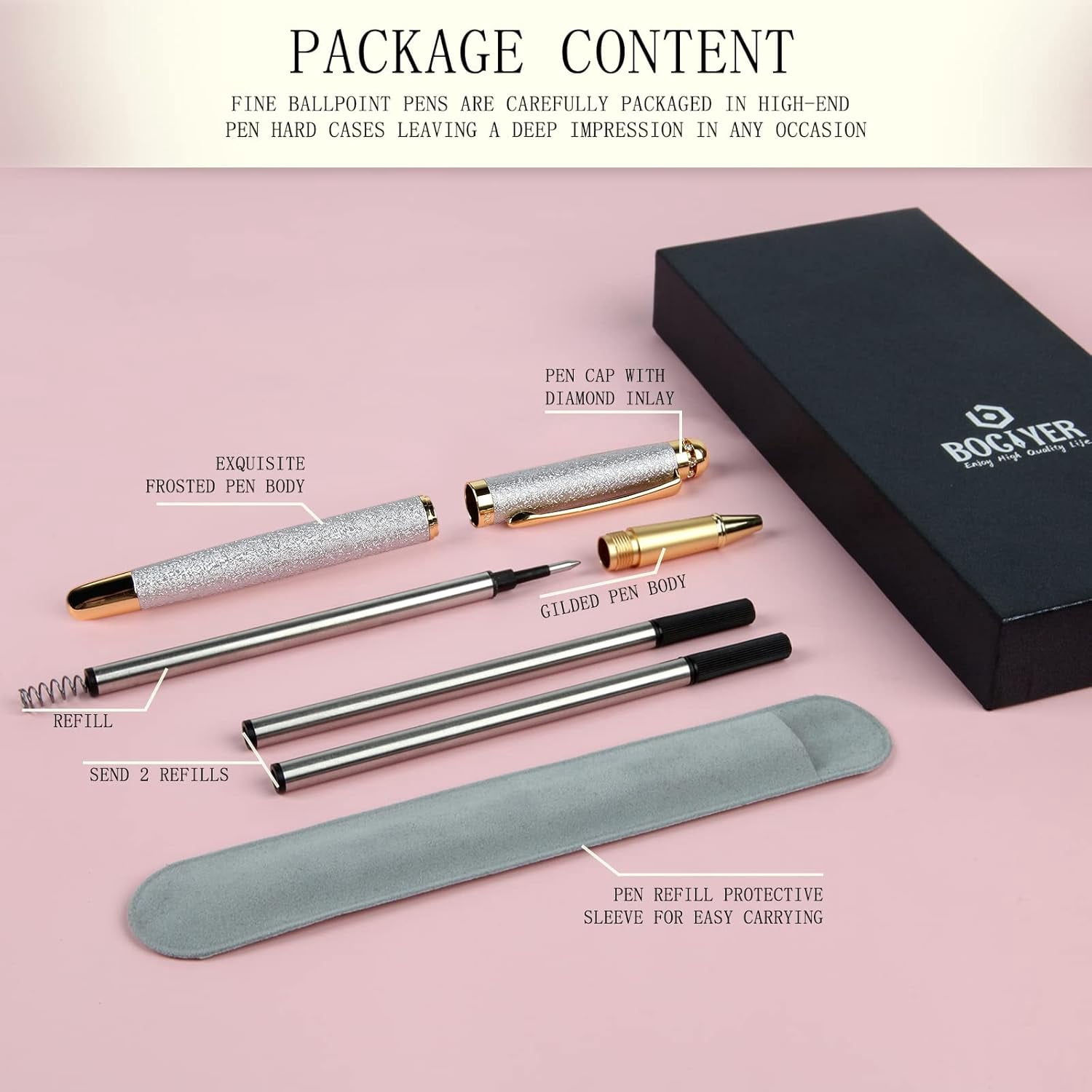 TRH-Rollerball Liquid Ink Pens,Best Luxury Ball Pen Gift Set for Men ...
