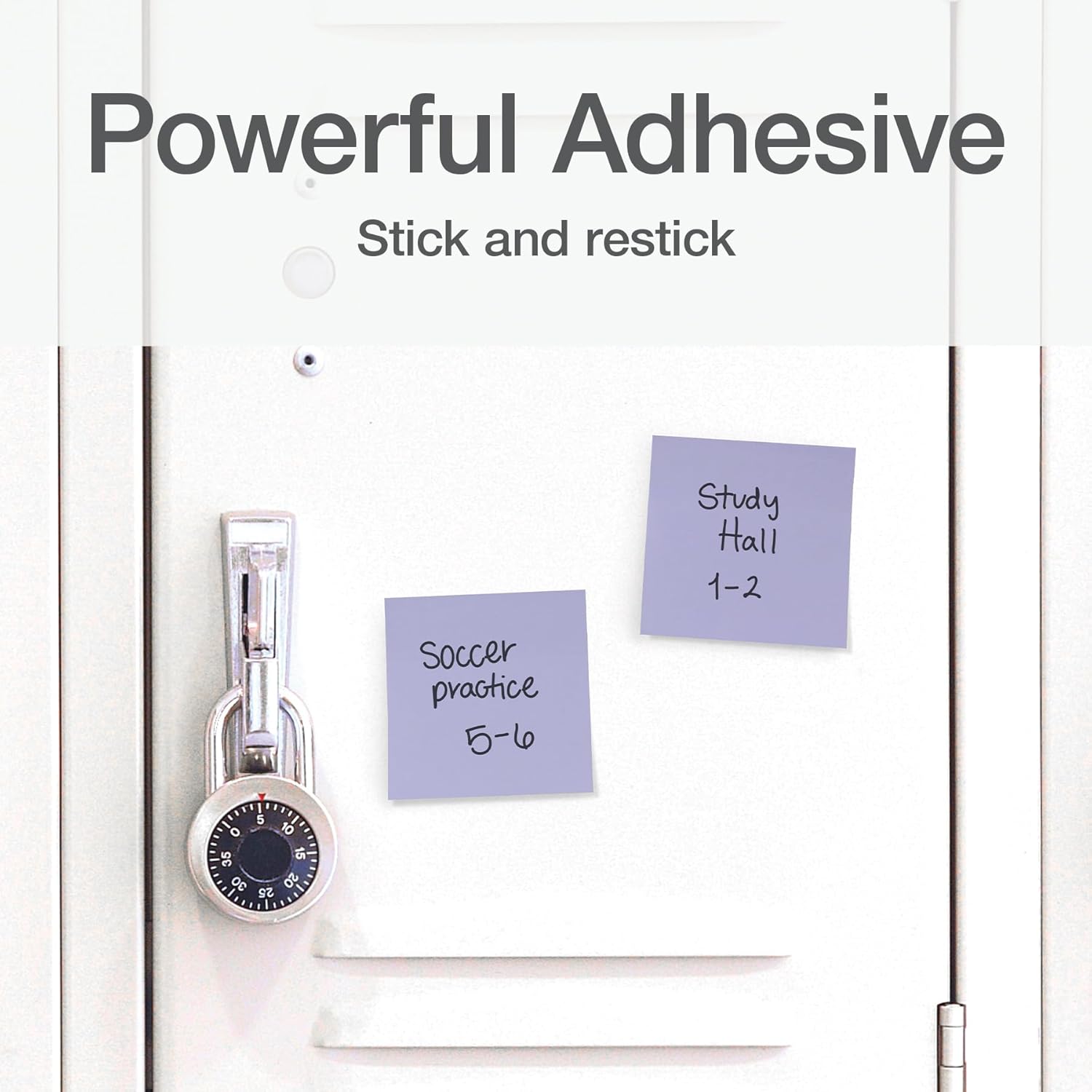 TRH-Sticky Notes, Power Stick Notes, Adhesive Reminders, 3" x 3 ...