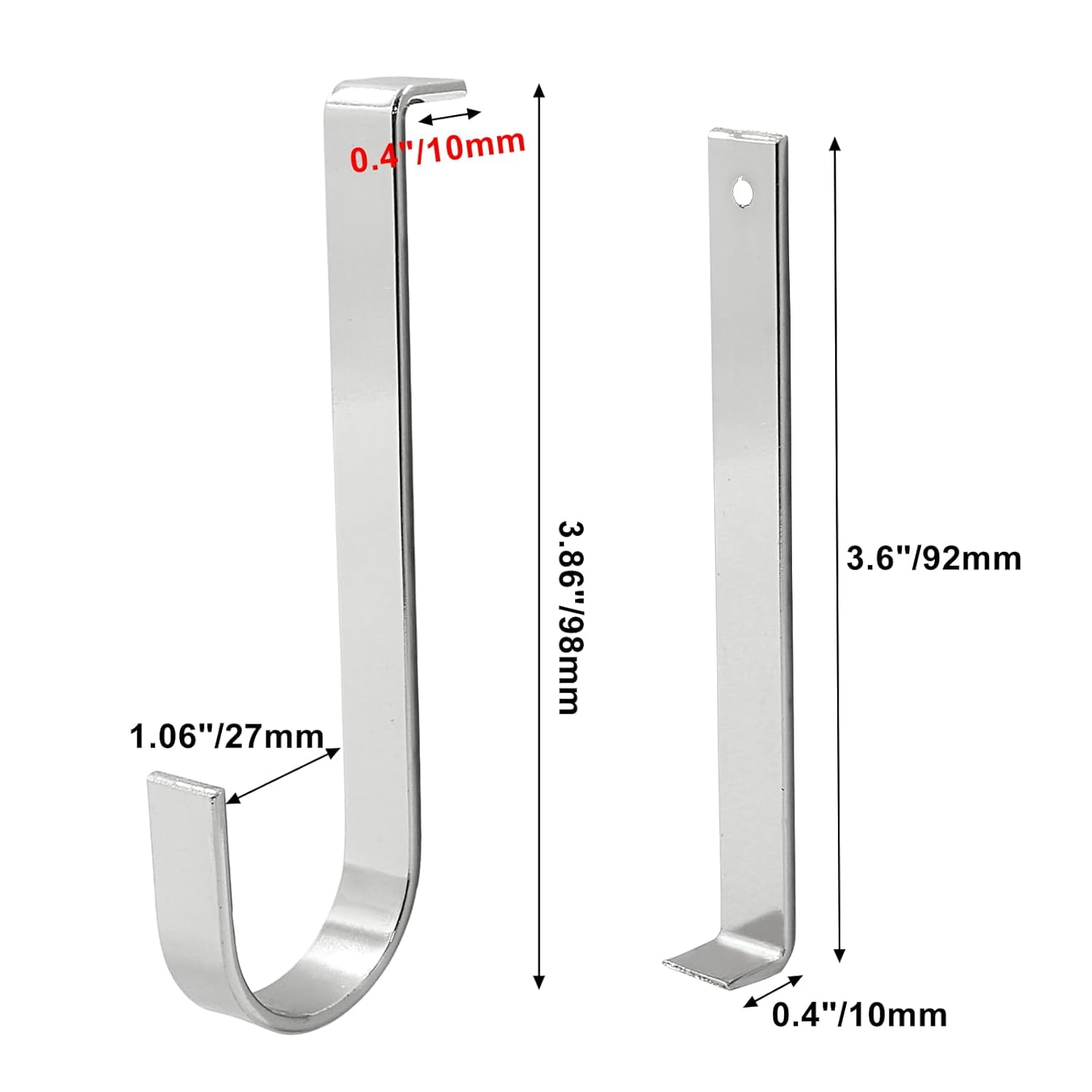 TRH-Vinyl Siding Hooks - 4 Pack Stainless Steel Siding Hangers, No ...