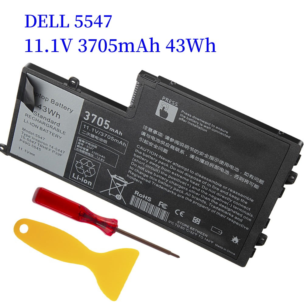 TRHFF 01V2F 11.1V 43Wh Battery Compatible with Dell Inspiron 5547 N5447 ...