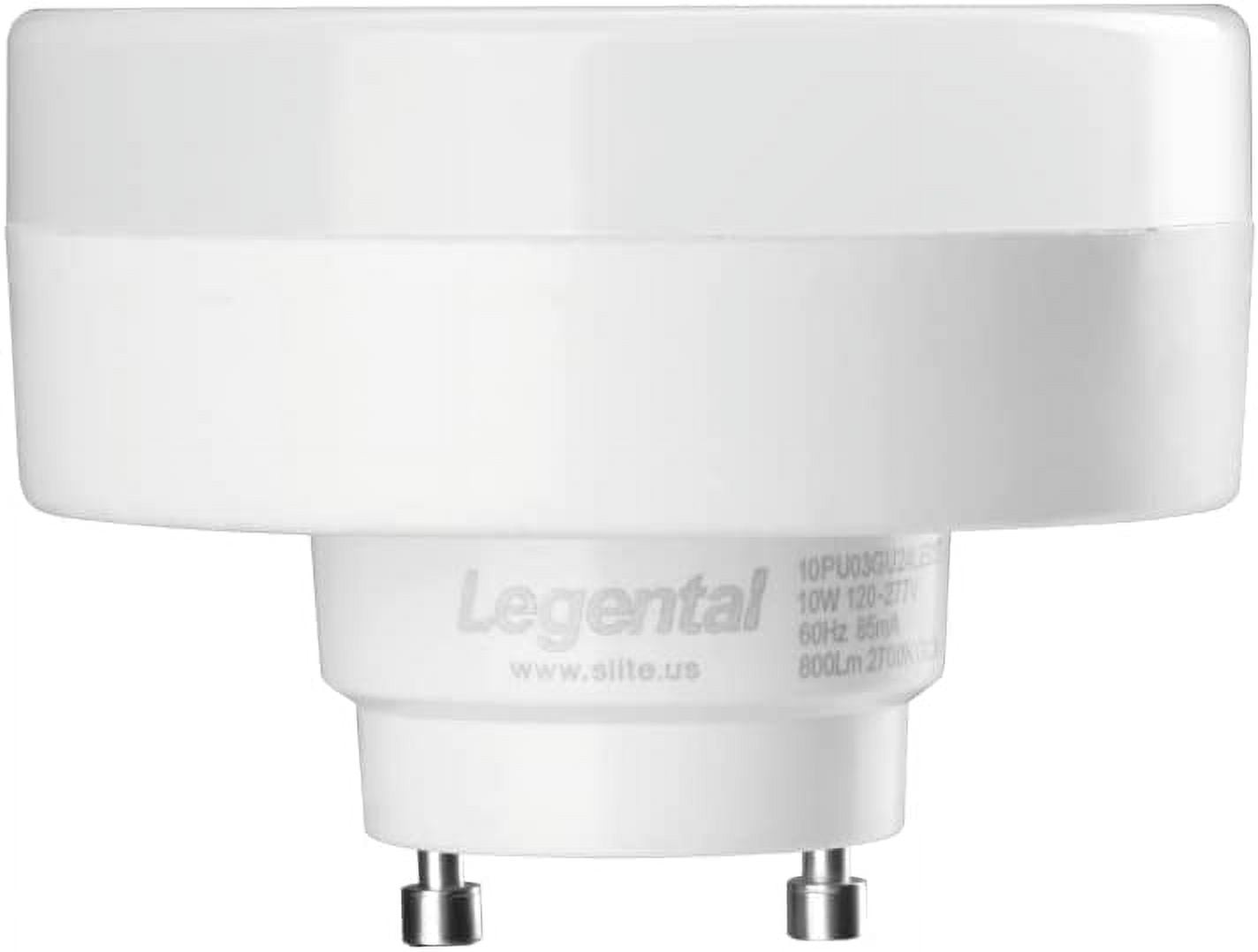 TRHOO-10w LED Puck GU24 Squat Light Bulb,18w Low Profile Spring CFL Equivalent,25000hrs Lifespan ...