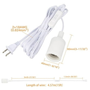 Light Bulb Cable And Plug