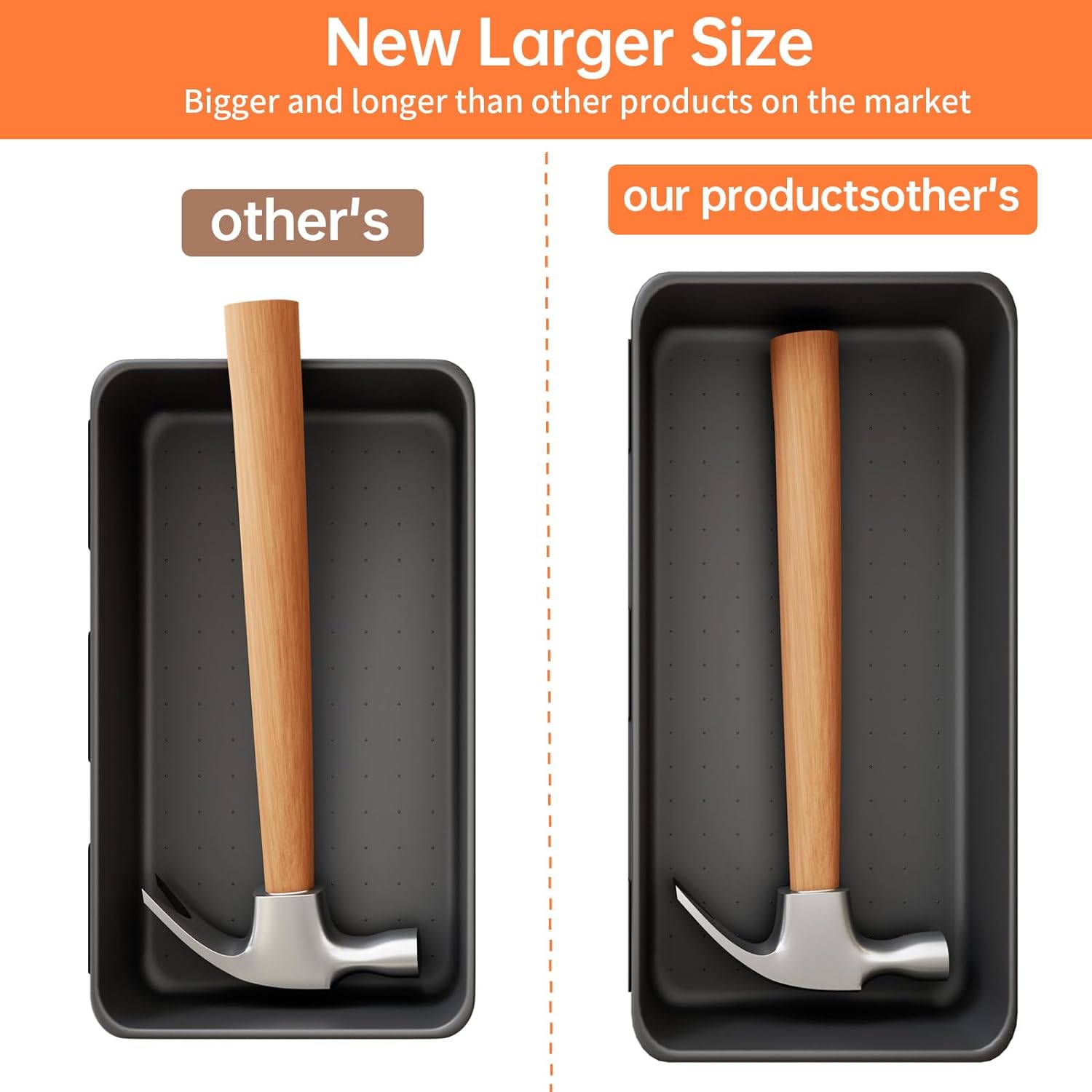 TRHOO-20 Pack Tool Box Organizer Tray, 5-sizes Large 12'' Tool Box ...