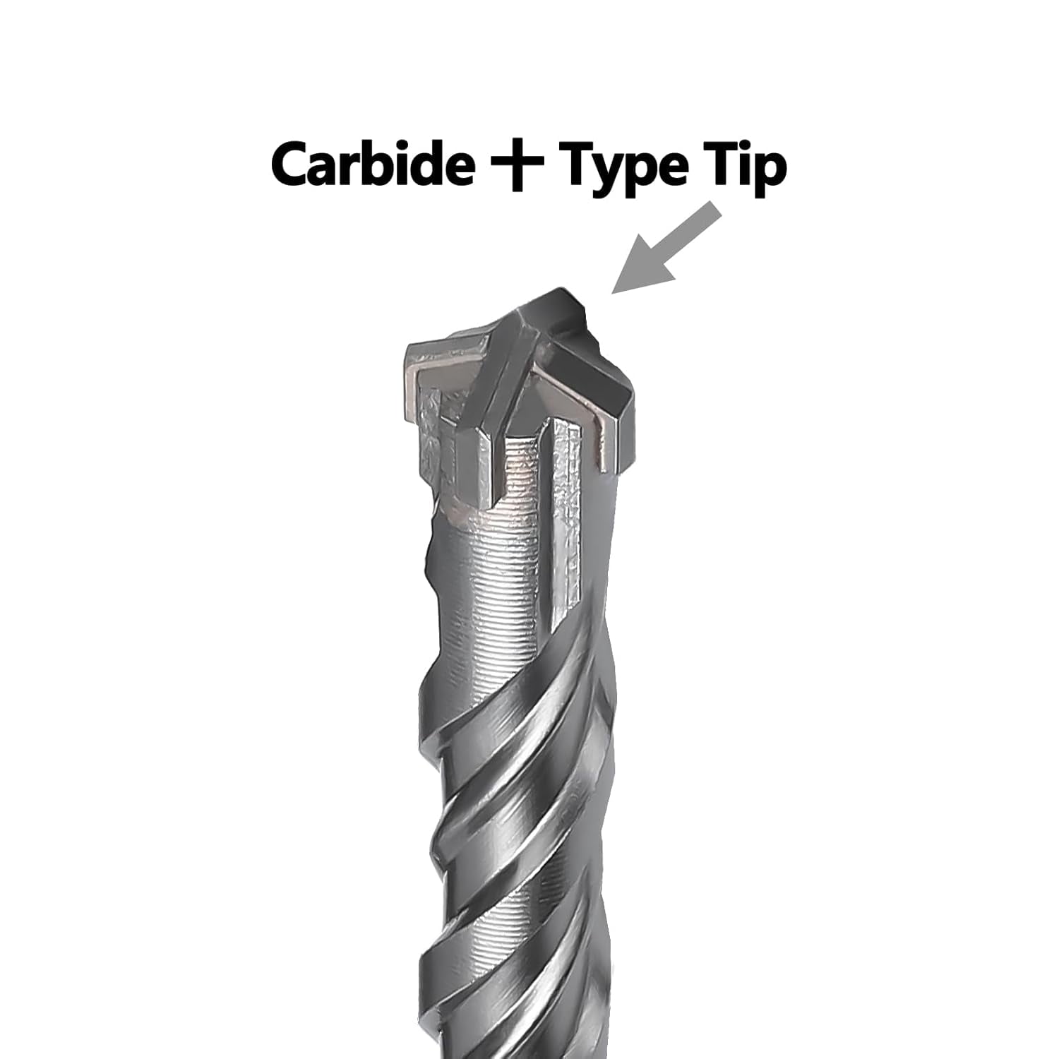 TRHOO-3/8 x 23.6 inch SDS Max Rotary Hammer Drill Bit, 10x600mm Carbide ...