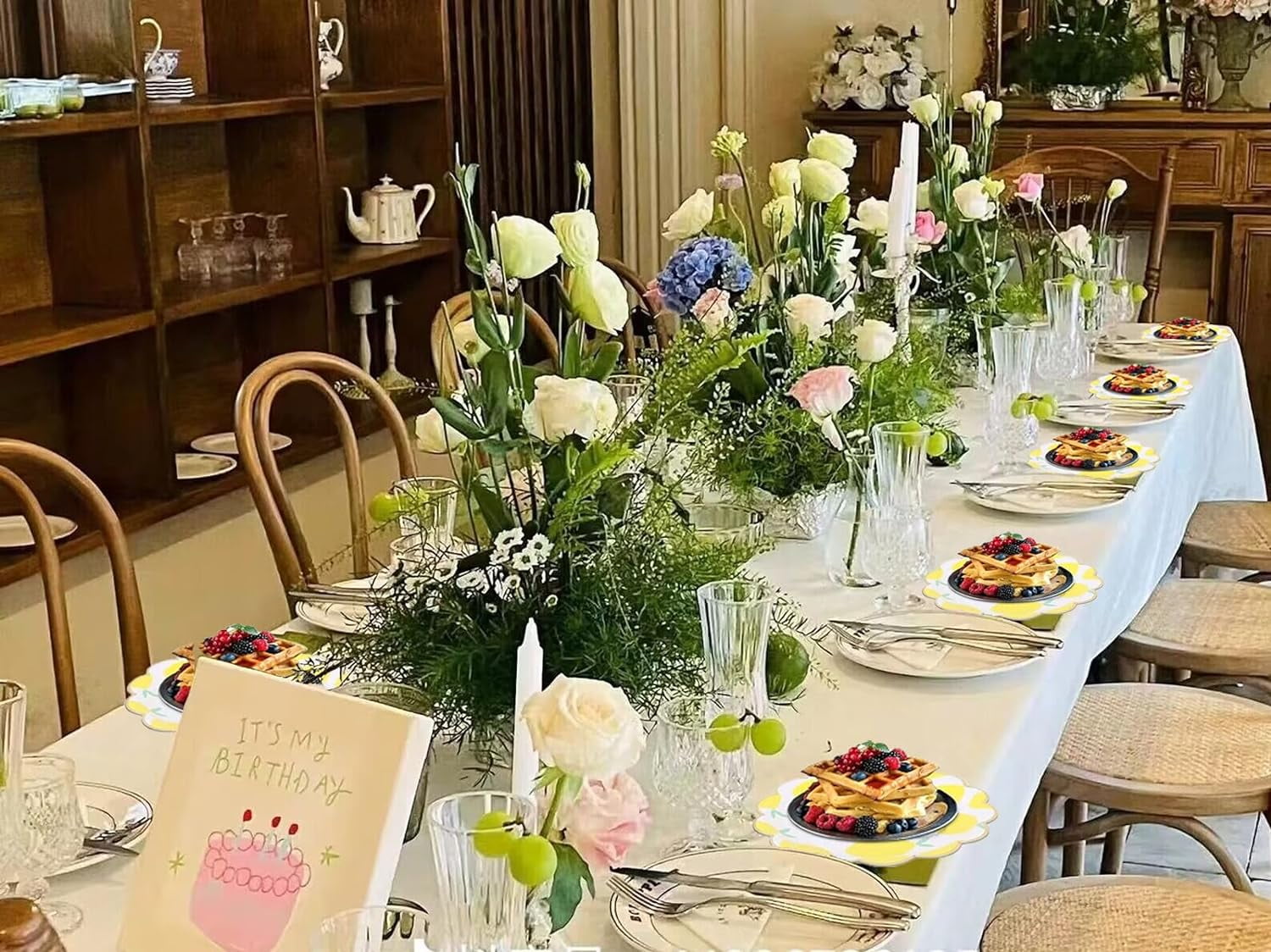 TRHOO-40Pcs 7Inch Lemon Party Decorations Lemon Plates,Yellow Summer ...