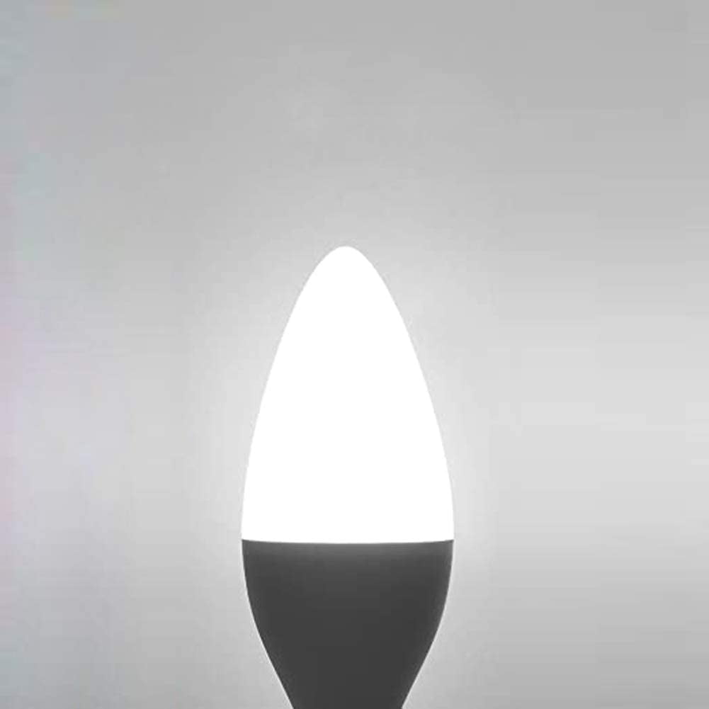 TRHOO-60 Watt Led Candelabra Bulbs Equivalent, E12 Led Ceiling Fan ...