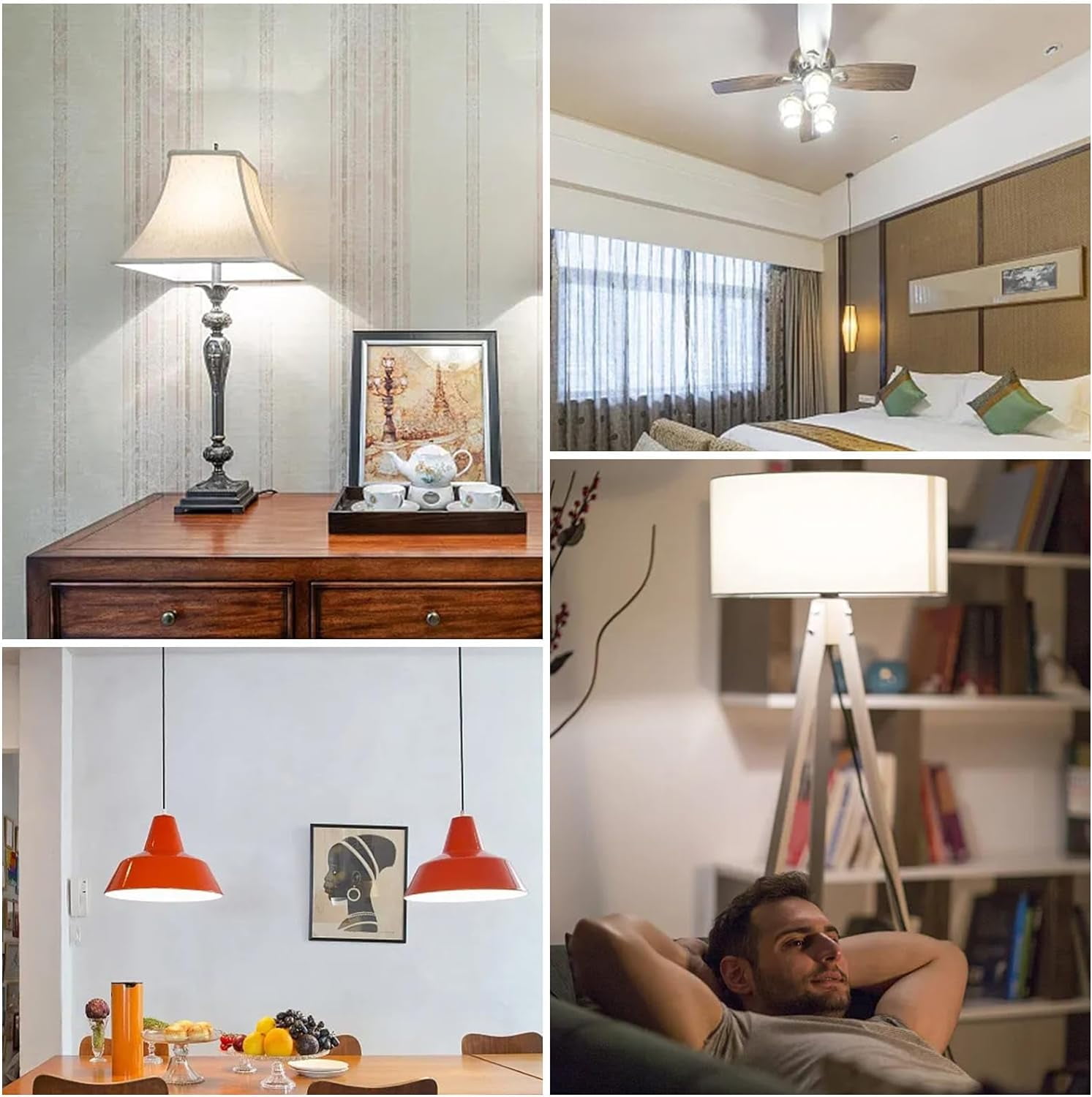 TRHOO-E26 LED Bulb 60 Watt Daylight White E26 Screw Edison Light Bulbs ...