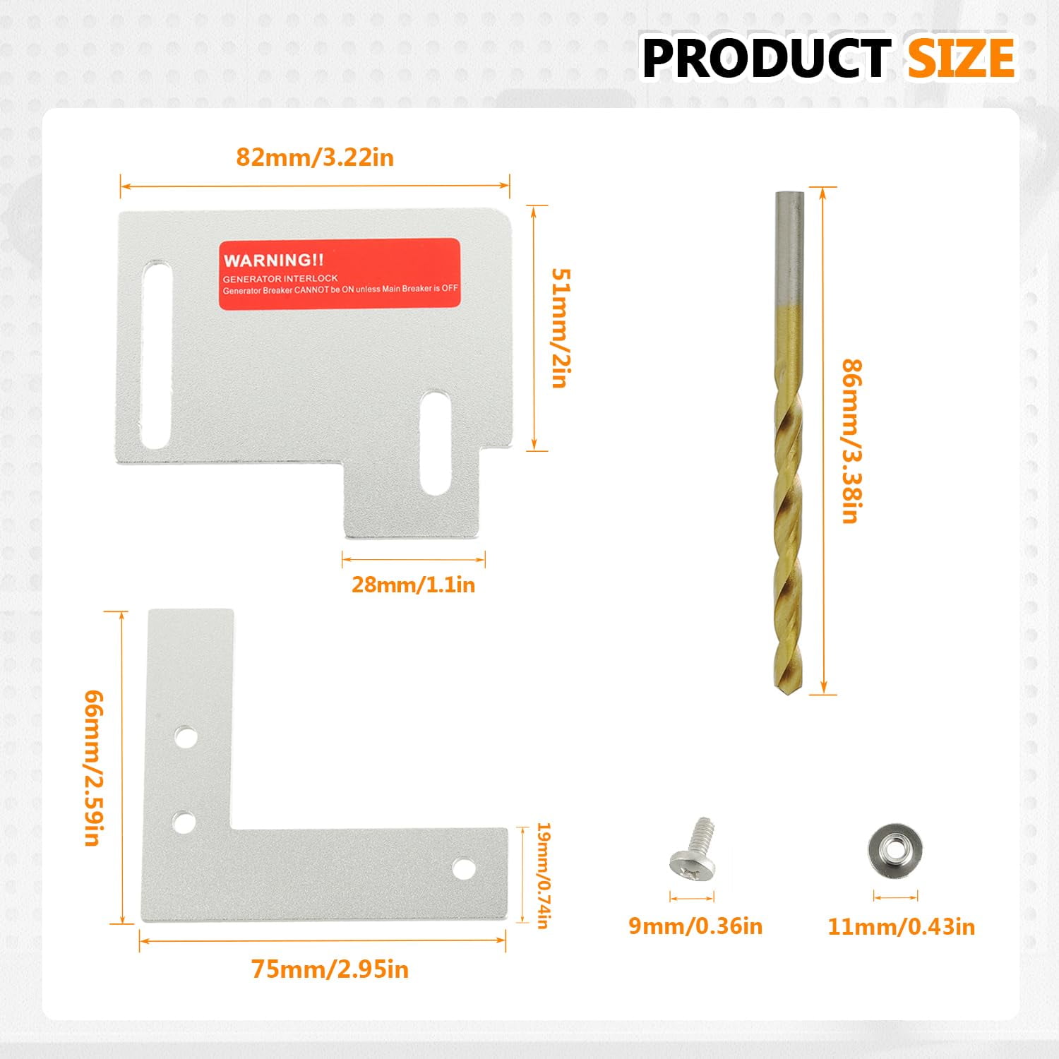 TRHOO-Generator Interlock Kit for Horizontal Main Cutler Hammer CH ...