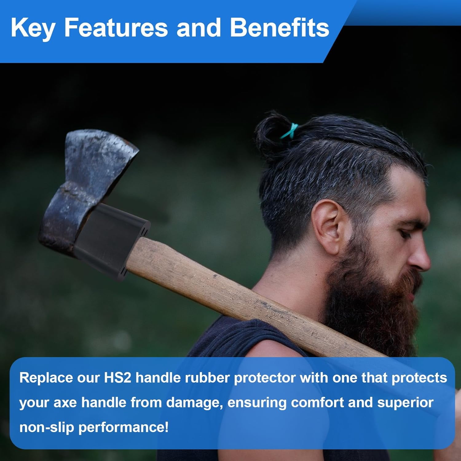 TRHOO-Hammer Handle Protector for Axes and Sledgehammers Handle Saver ...