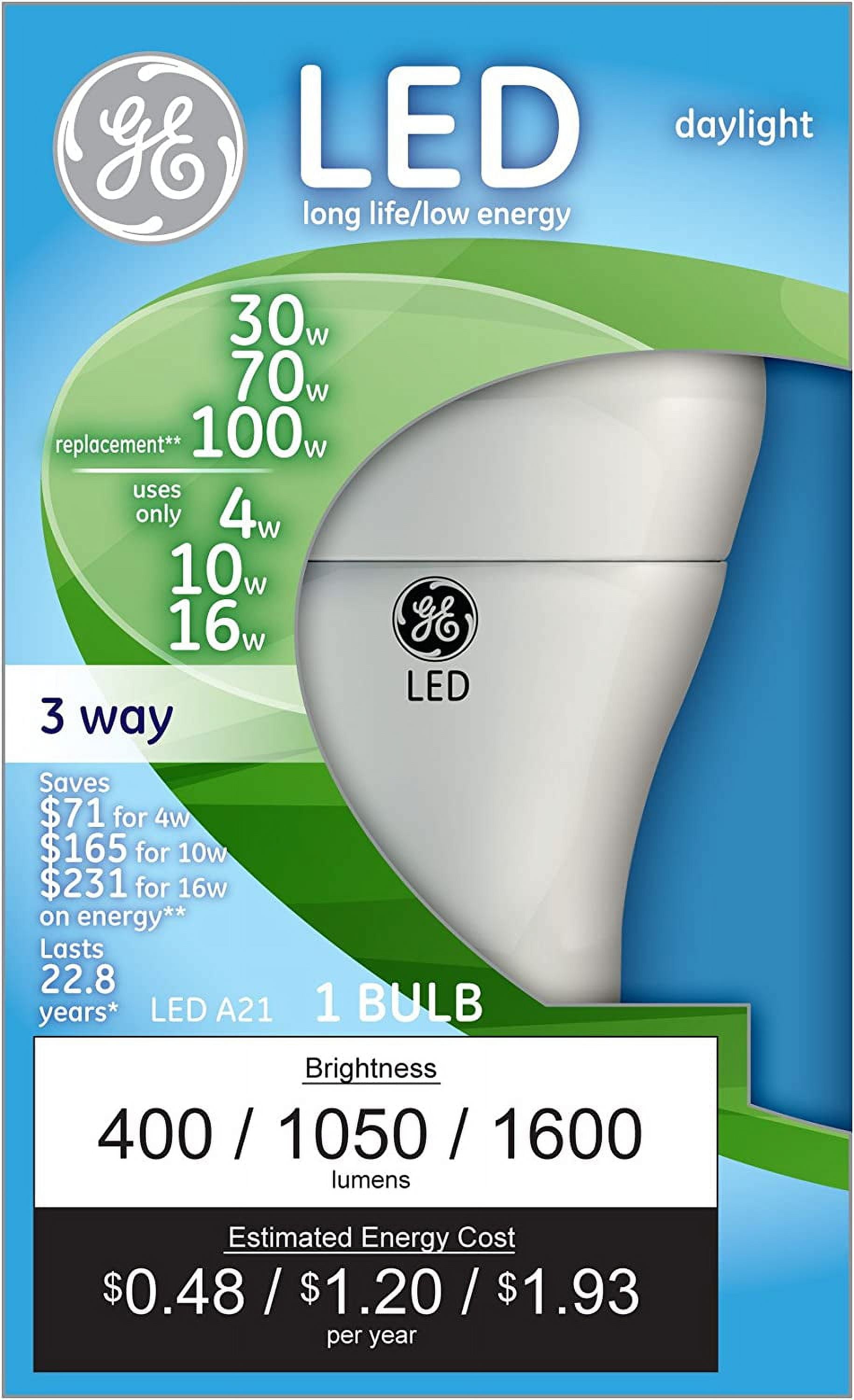 TRHOO-Lighting, Daylight, 92118 3-Way LED 30/70/100-watt Replacement ...