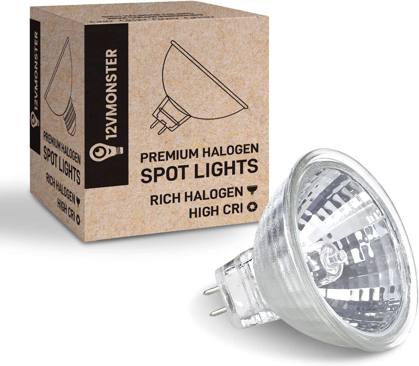 TRHOO-MR11 Halogen Spot Light Bulb Down Reflector Lamp 10W 12V 2 Prong ...