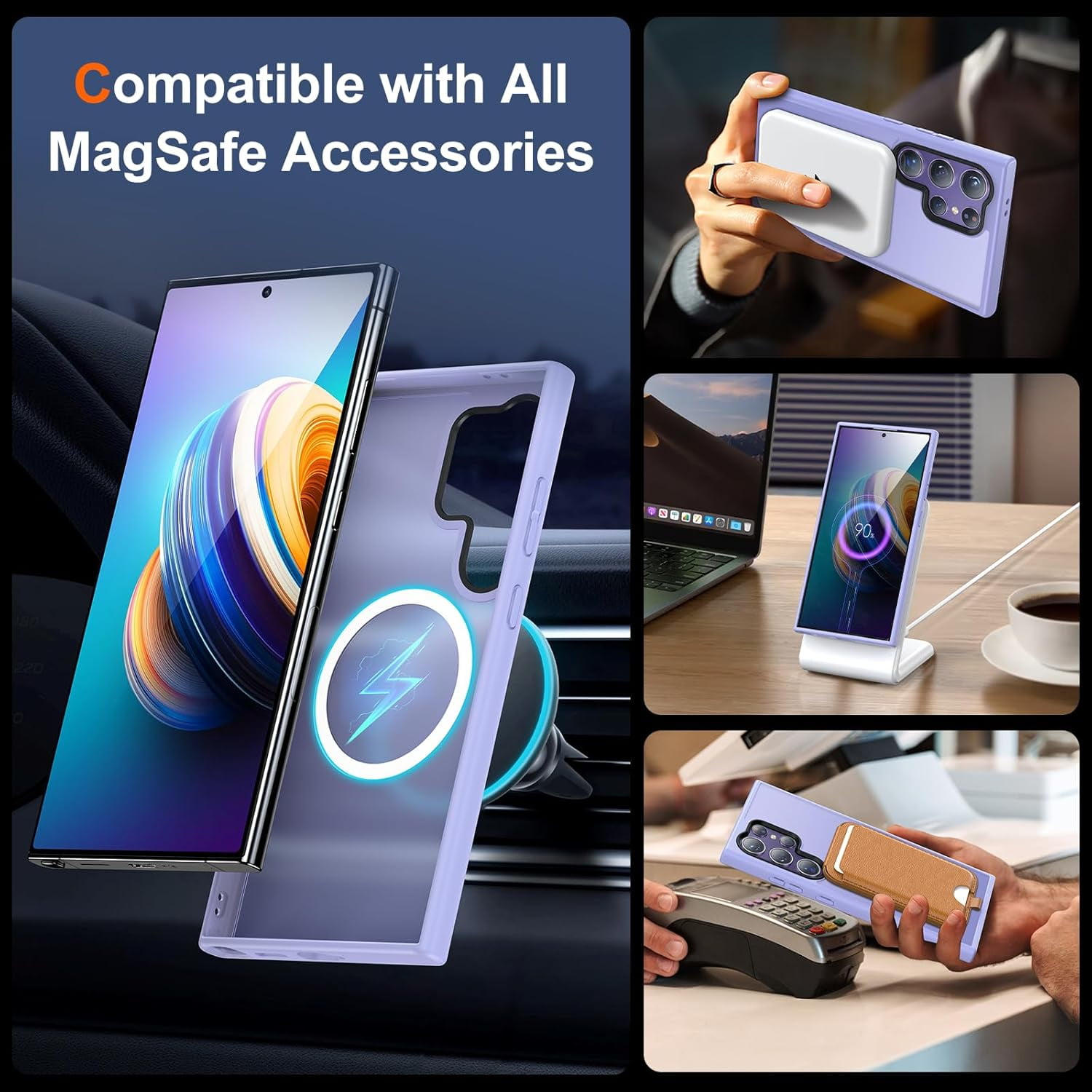 TRHOO-Magic Mag Series for Samsung Galaxy S24 Ultra Case 6.8 ...