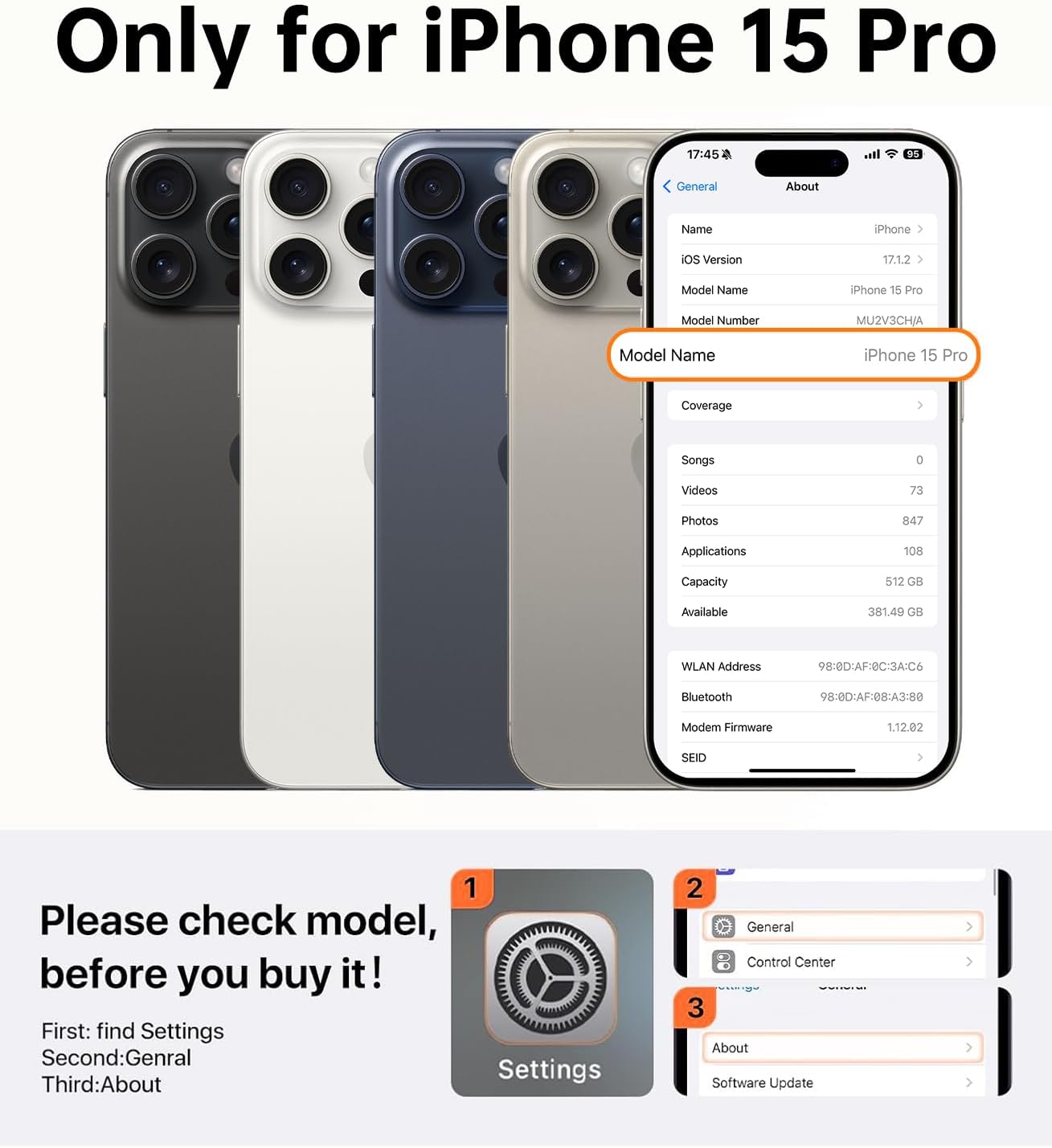 TRHOO-Magic Mag Series for iPhone 15 Pro Case, [Military Grade ...