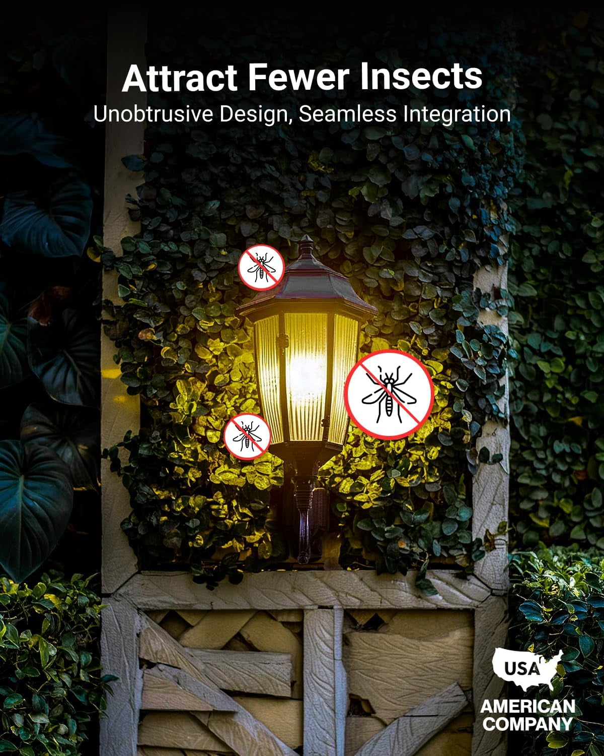 TRHOO-Sunco 4 Pack LED Bug Light Bulbs Outdoor A19 Yellow Dusk to Dawn ...