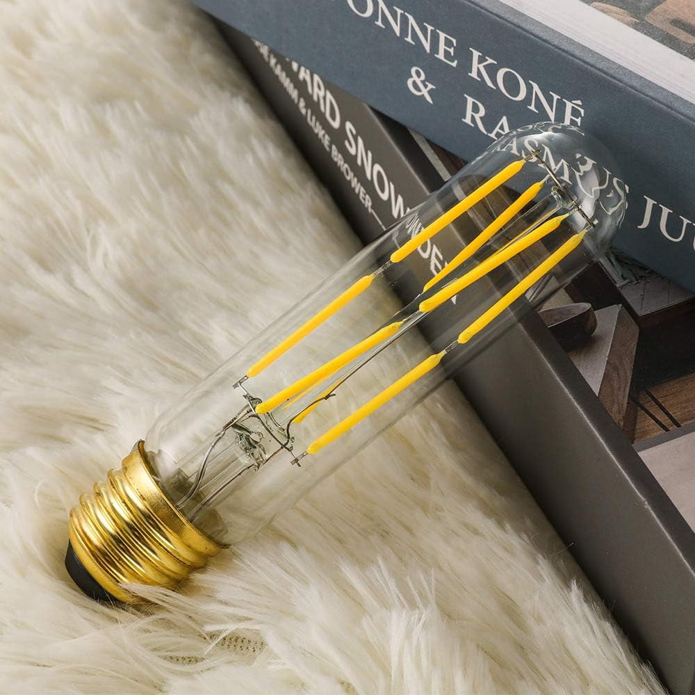 TRHOO-T10 Led Bulb, 8W Dimmable Led Tubular Bulbs, 75-100 Watt ...