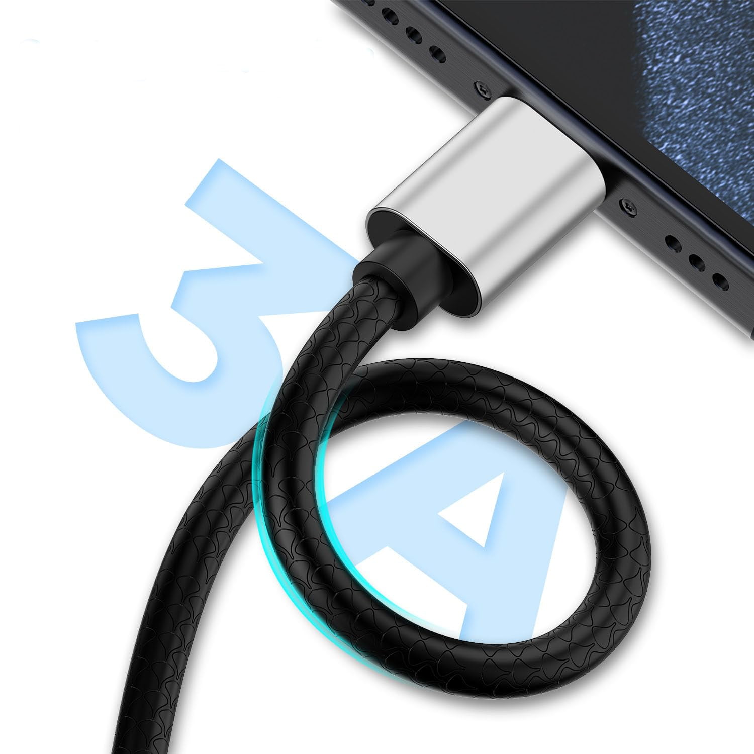 TRHOO-USB C Type Charging Cable Fast Charge, [3Pack 10 ft] Android ...