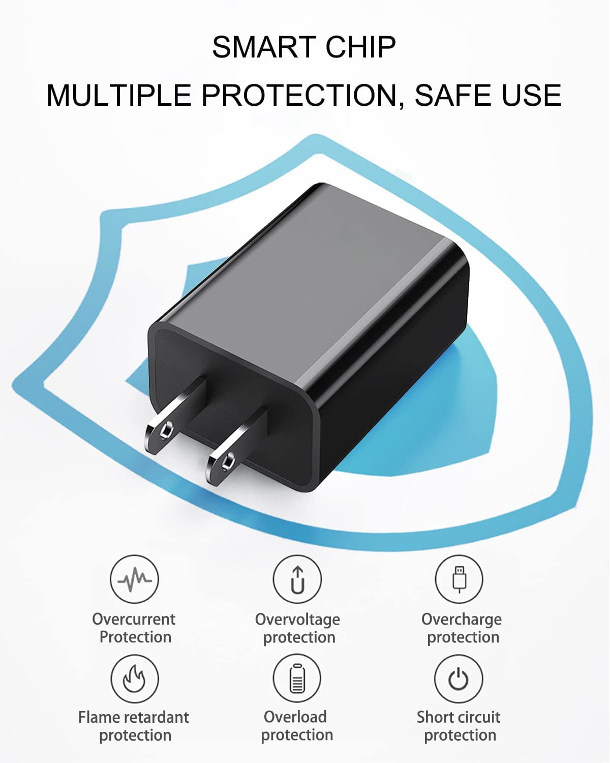 TRHOO-USB Charging Cable Wall Adapter Charger Cord Compatible with Echo ...