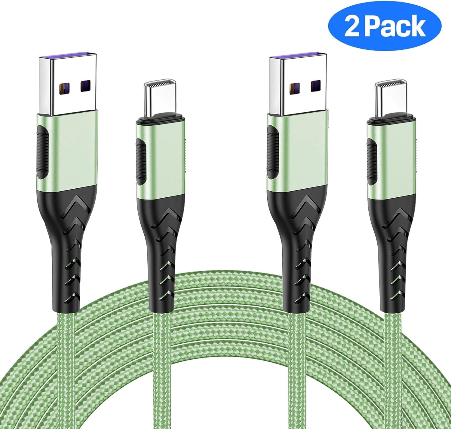TRHOO-USB Type C Cable, 2Pack 3ft USB A to USB C Cable 3 Feet USB Type ...
