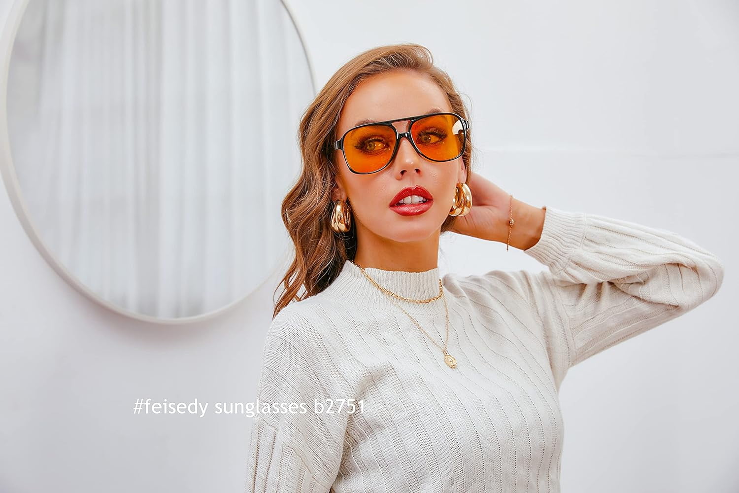 TRHOO-Vintage Retro 70s Plastic Aviator Sunglasses Women Men Classic ...