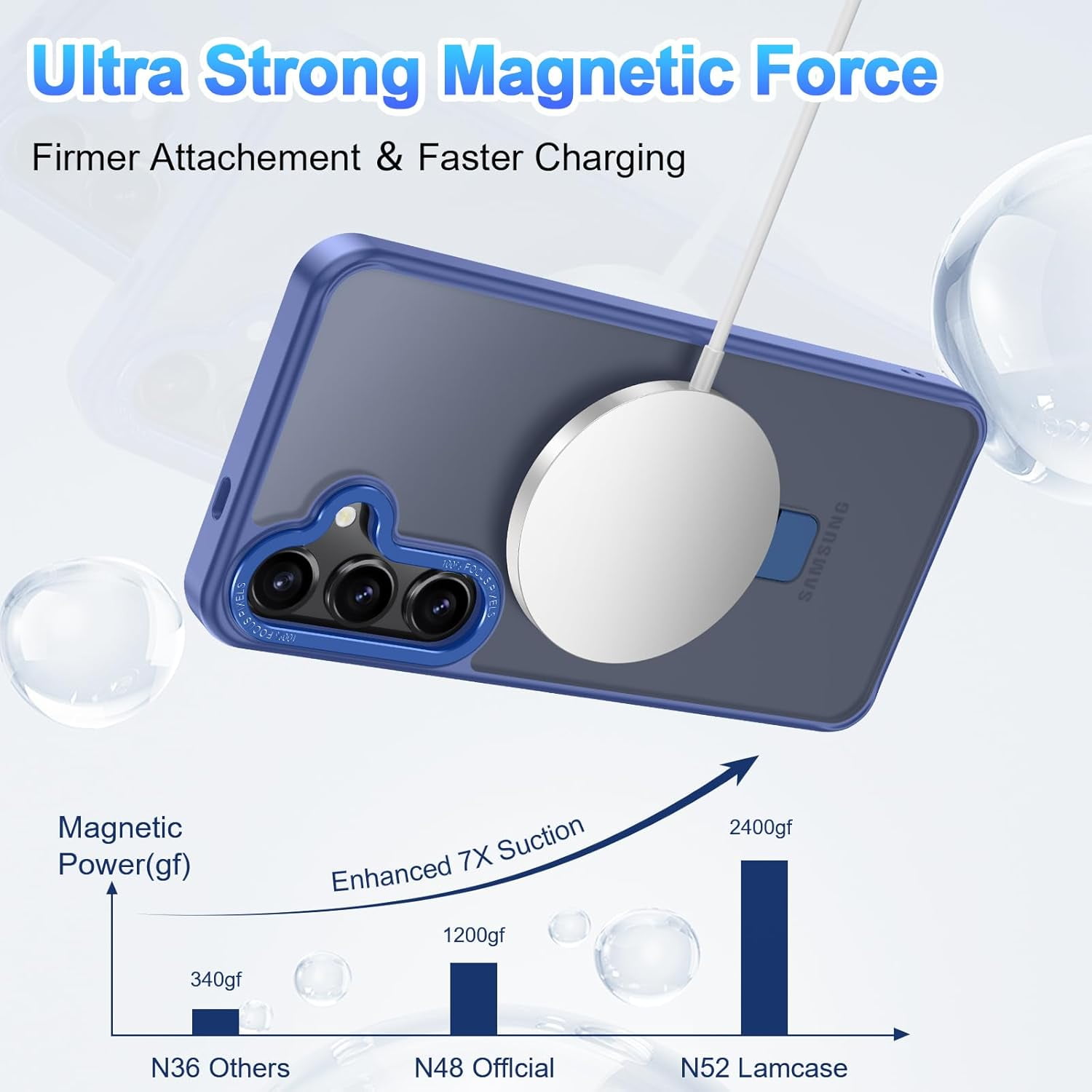 TRHOO-for Samsung Galaxy S25 Case,with Magnetic Invisible Stand ...