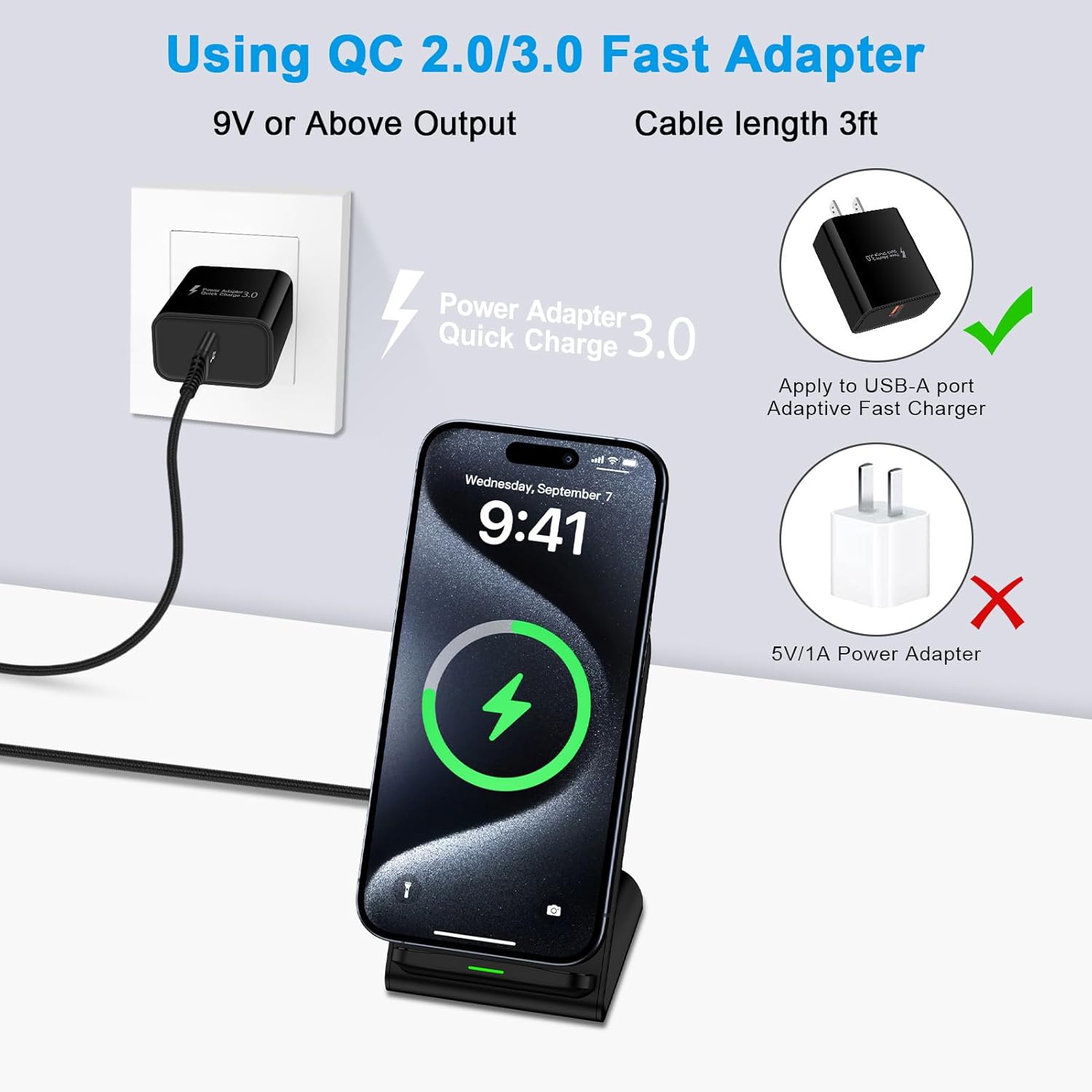 TRHOO-for Samsung Wireless Charger 15W Fast Charging Stand for Samsung ...