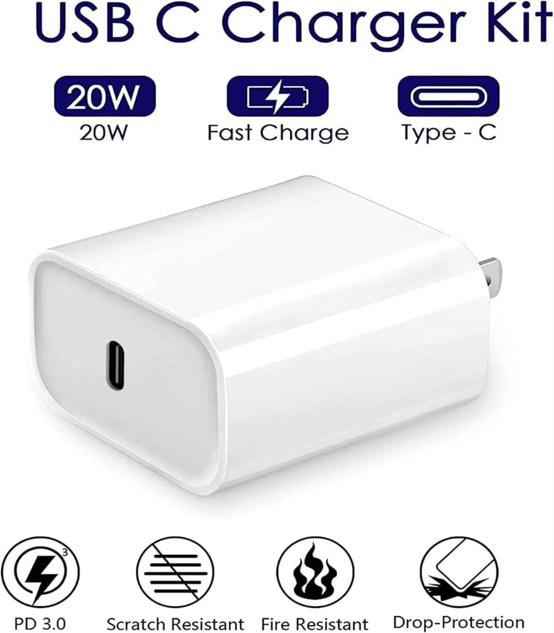 TRHOO-iPhone Fast Charger, 2Pack iPhone 13 Charger, [MFi Certified ...