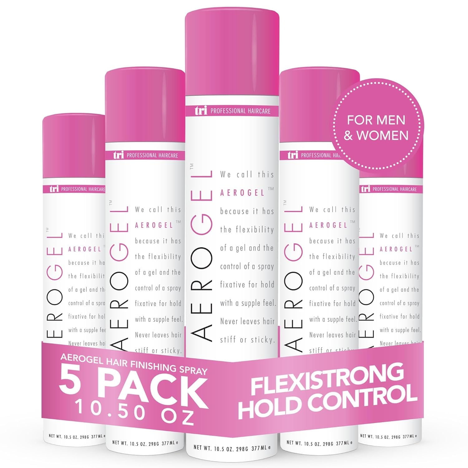 TRI Aerogel Hair Spray - Extra Hold, Free & Clear Hairspray Firm Hold ...