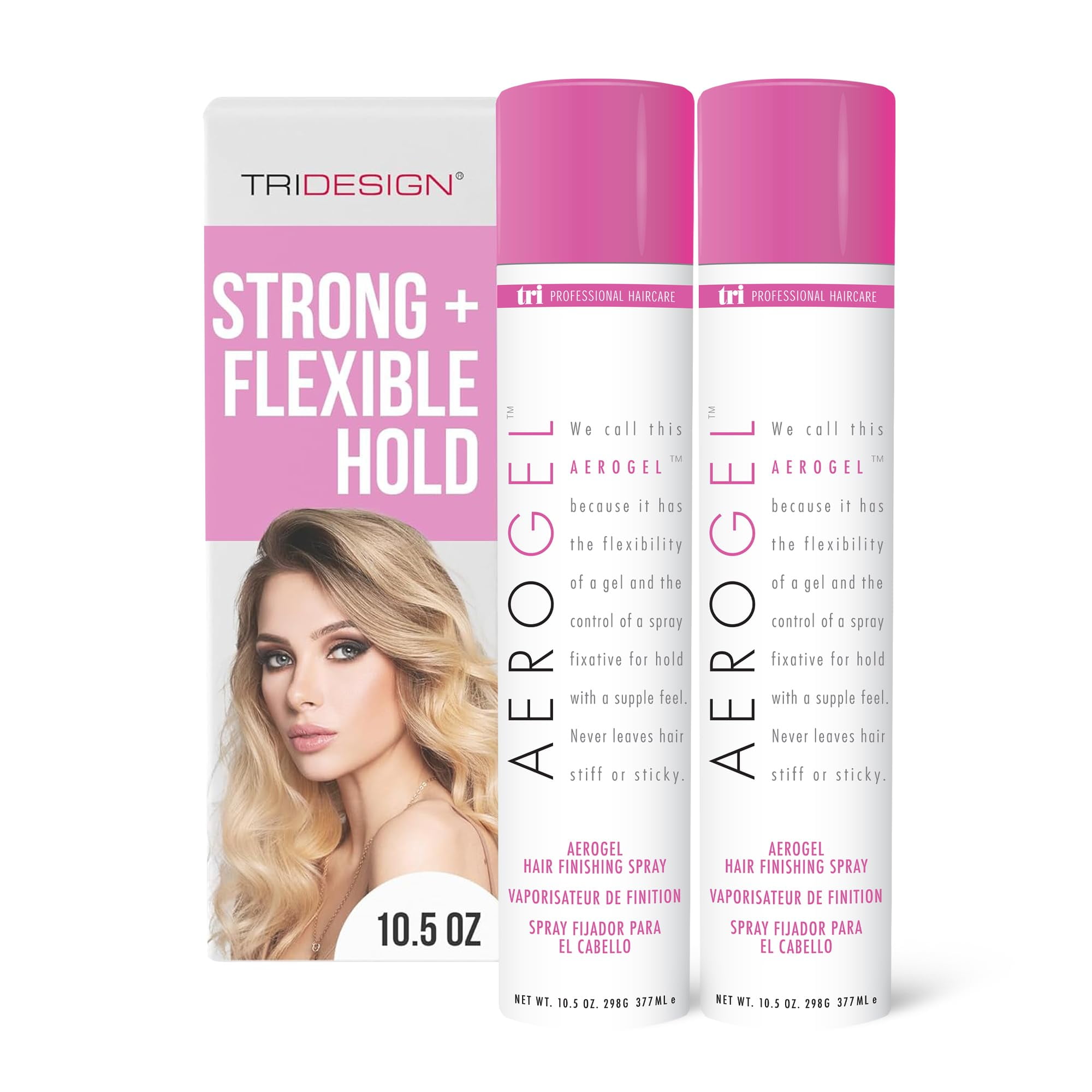 TRI Design Aerogel Hairspray JKF25 - Strong Hold Hair Spray for ...