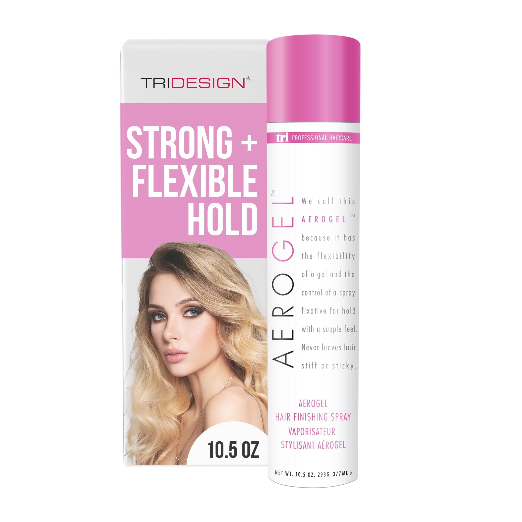 TRI Design Aerogel Hairspray OKA4 - Strong Hold Hair Spray for ...