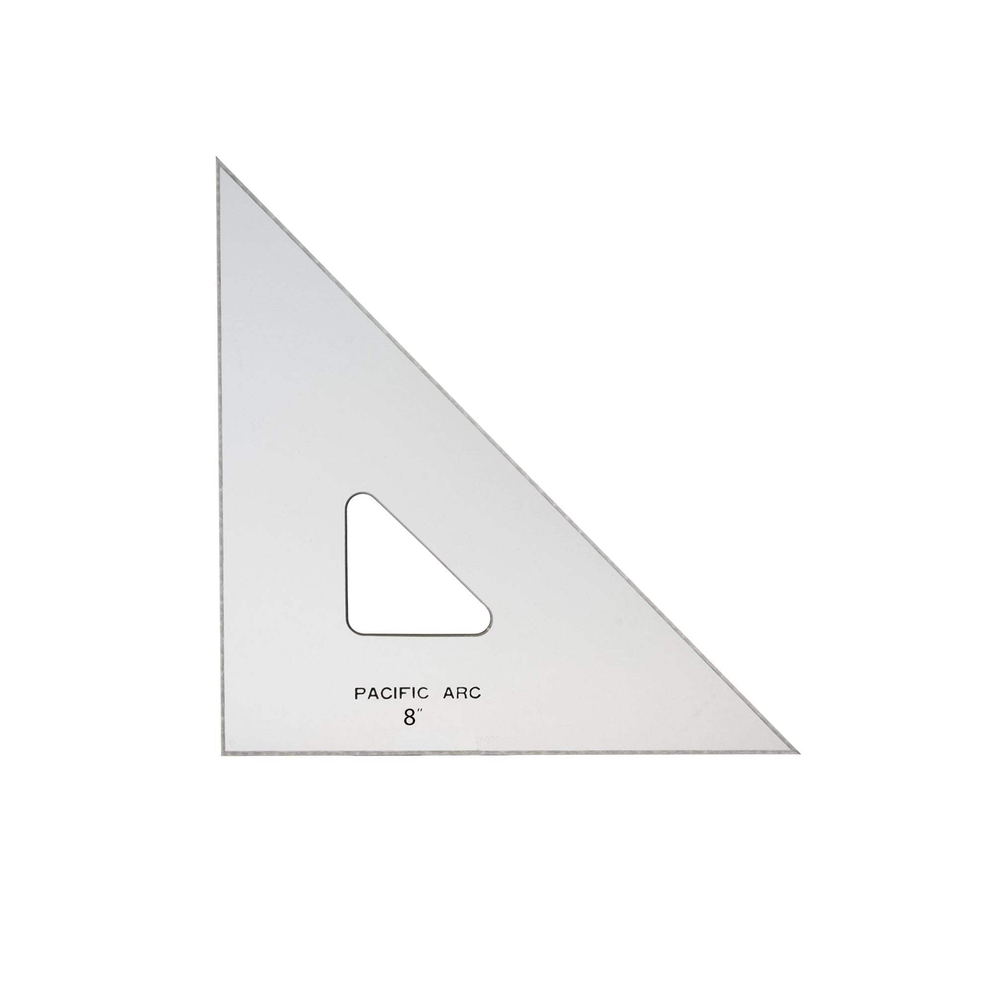 Pacific Arc Drafting Triangle, 8-inch, 45/90 Degrees, Topaz - Walmart.com