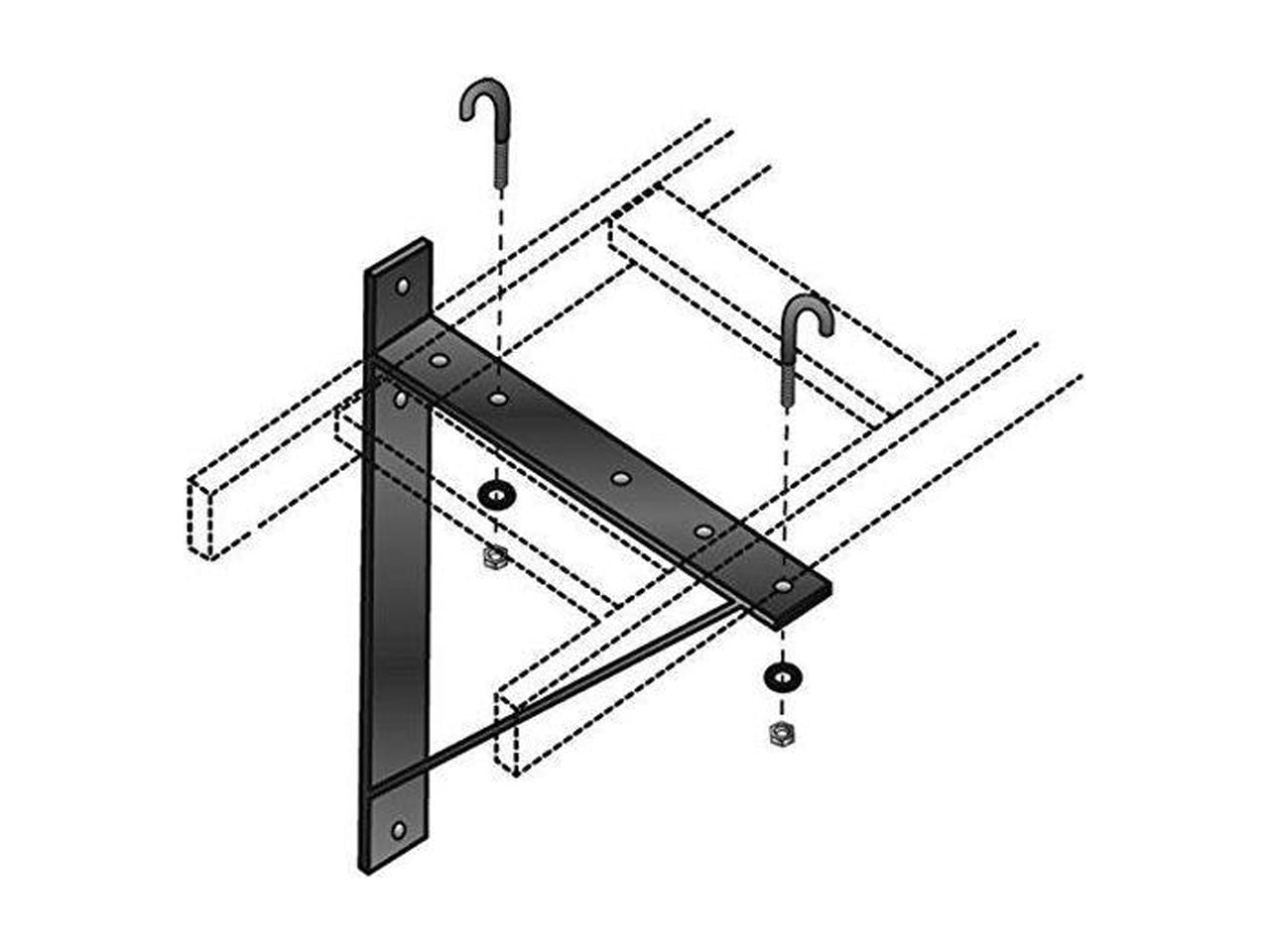 TRIANGULAR SUPPORT BRACKET 12IN - Walmart.com