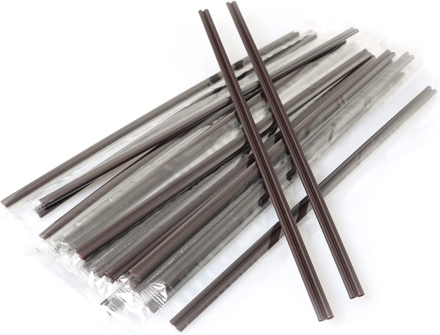 TRIANU 100Pcs Coffee Stirrers Sticks, 7.08" Individually Wrapped ...